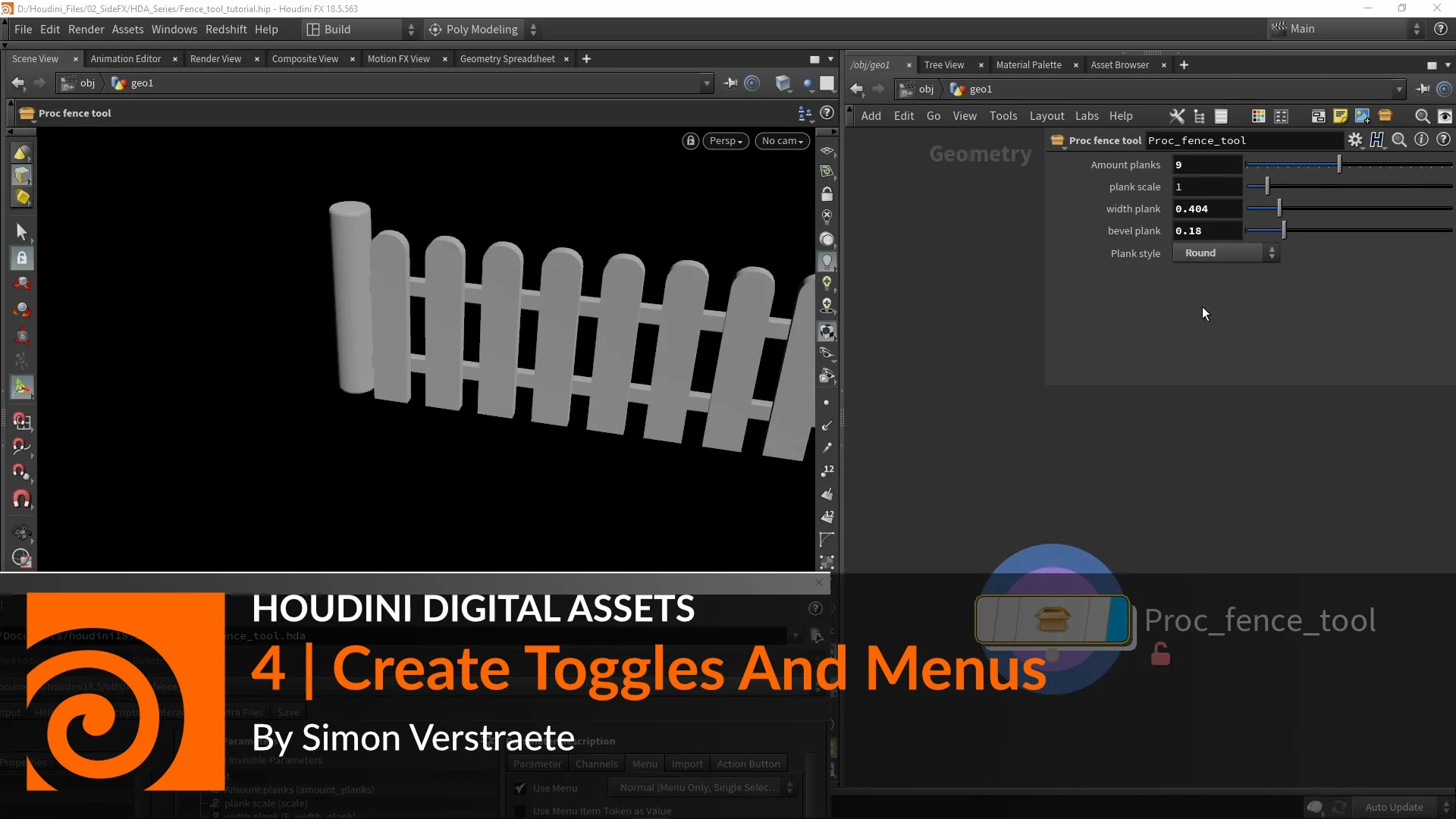 Houdini Digital Assets | 4. Create Toggles and Menus on Vimeo