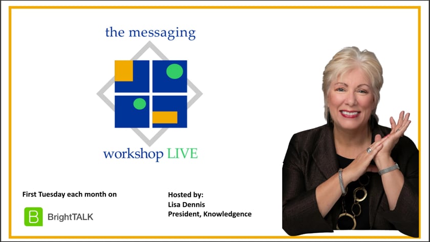 Messaging Workshop LIVE - Knowledgence® Associates