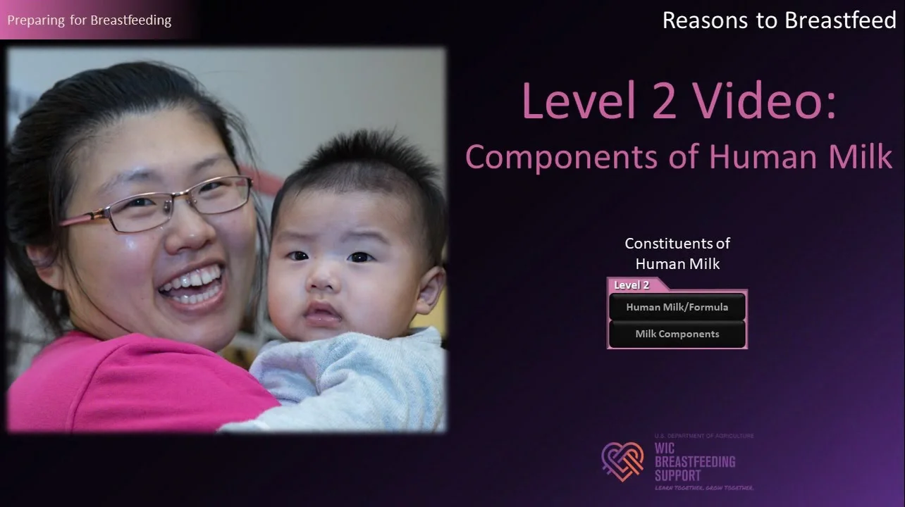 WIC Level 2 A - 3-1-C-Level2-ReasonsToBreastfeed-ComponentsOfHumanMilk ...