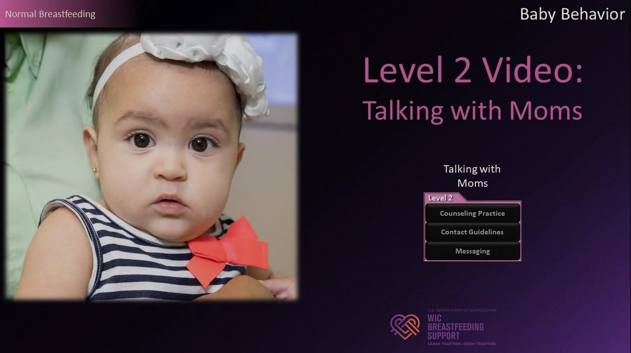 WIC Level 2 B - 4-3-C-Level2-BabyBehavior-TalkingWithMoms on Vimeo