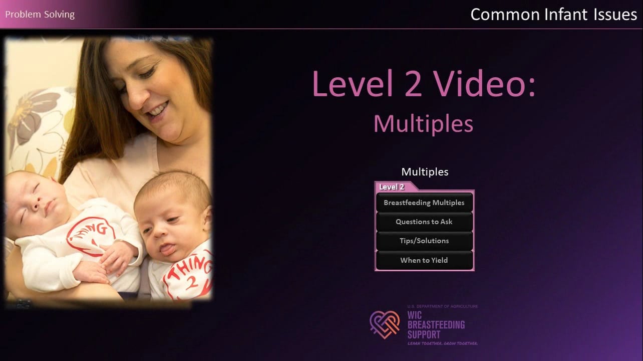 WIC Level 2 C - 6-2-C-Level2-CommonInfantIssues-Multiples on Vimeo