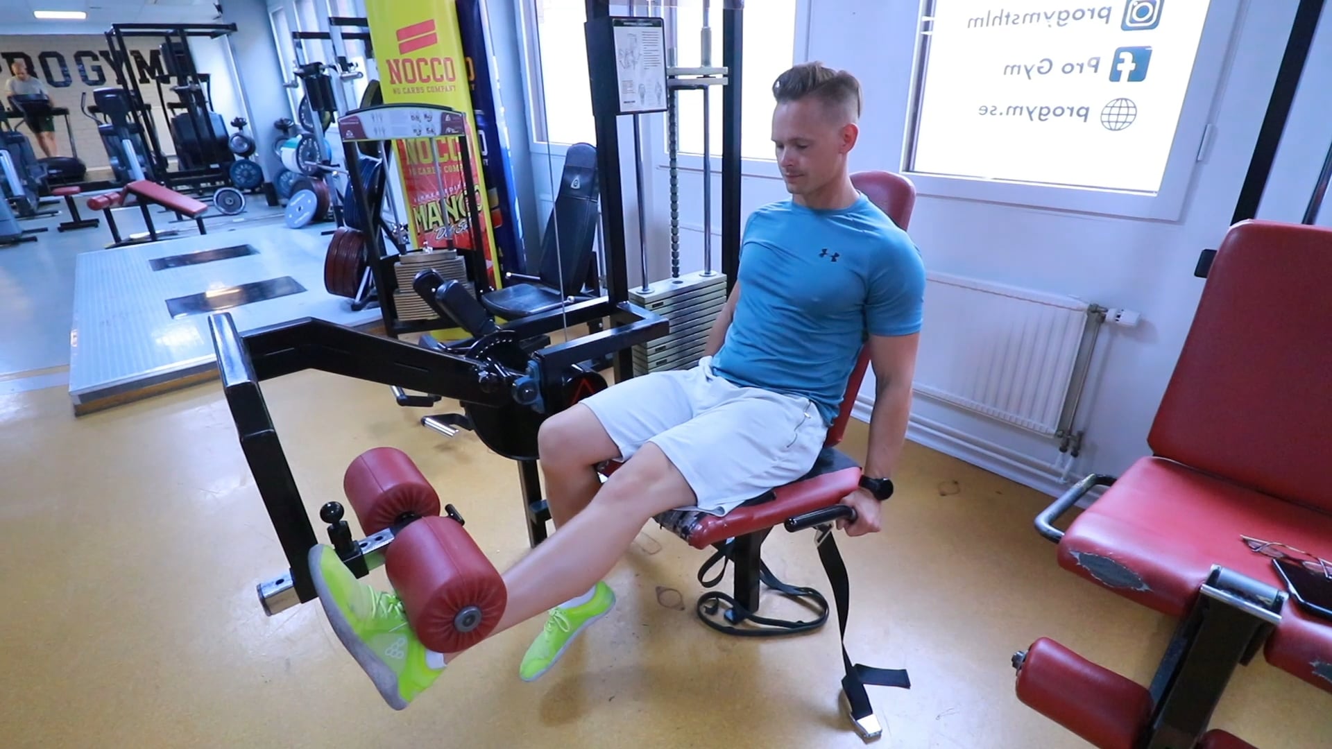 Framsida lår maskin (ett ben) on Vimeo