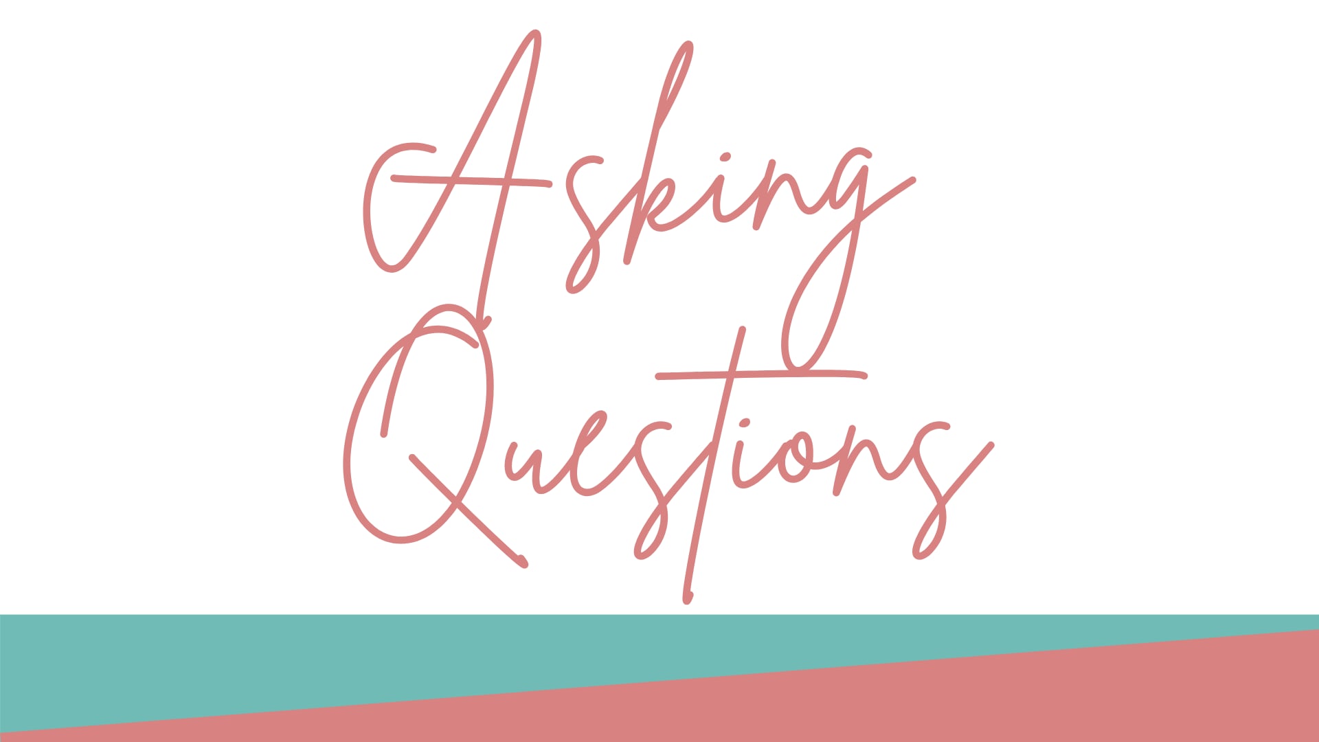 Asking Questions on Vimeo