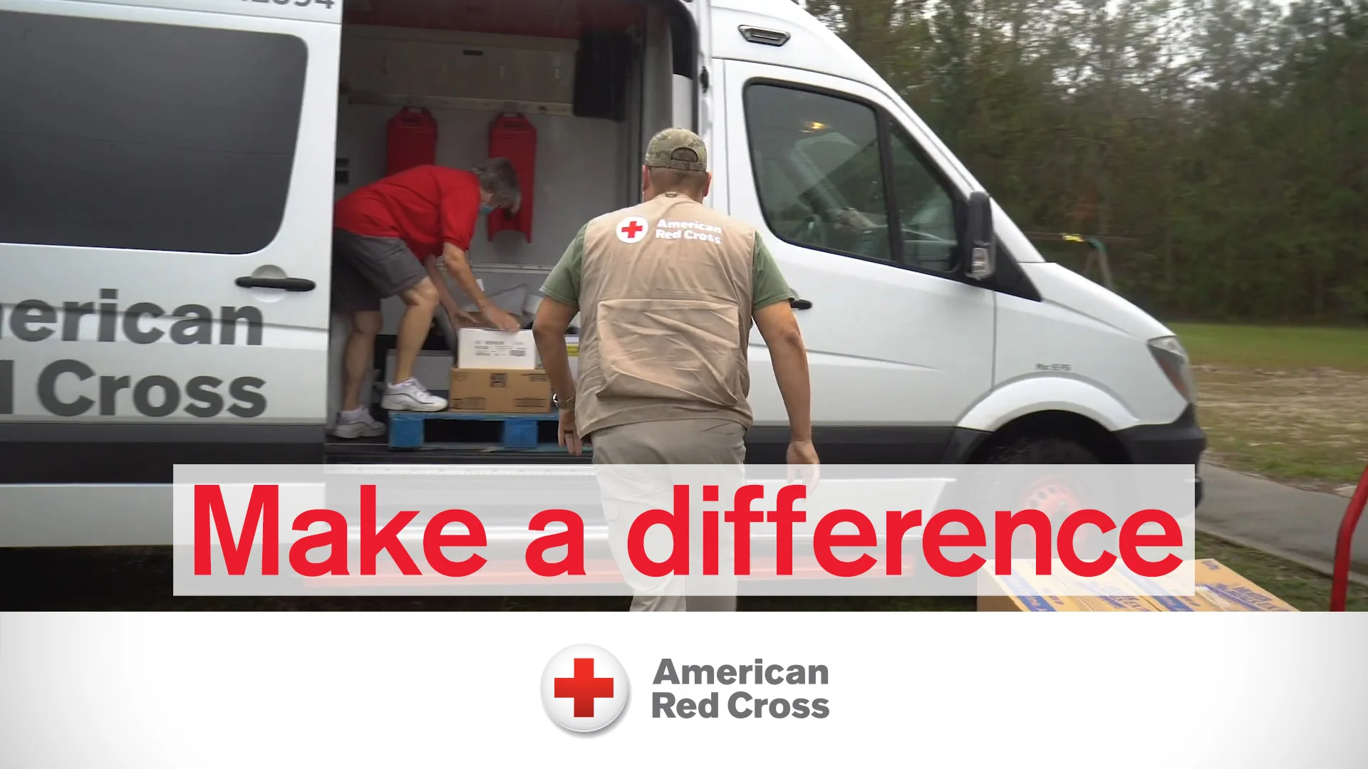 Make a difference, volunteer with the American Red Cross