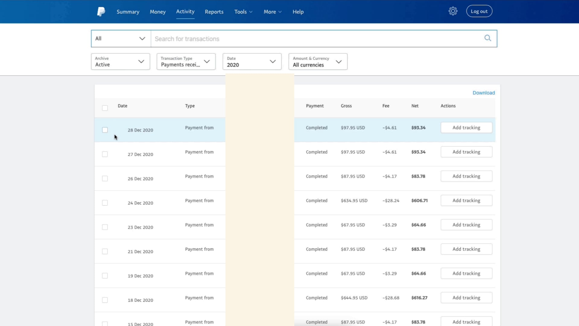 Revenue 2020 PayPal on Vimeo