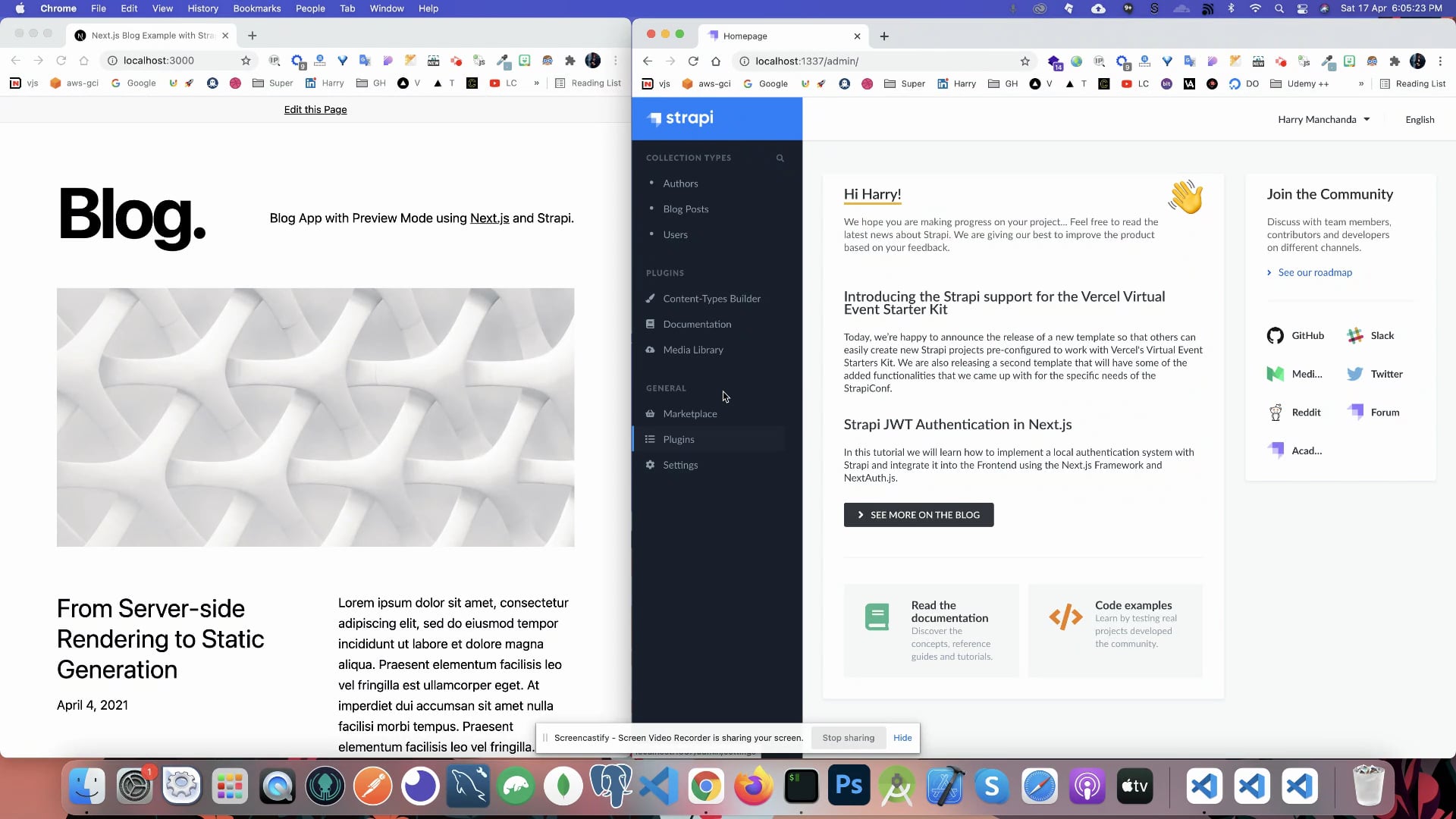 Full Stack Blog App with Preview Mode on Vimeo