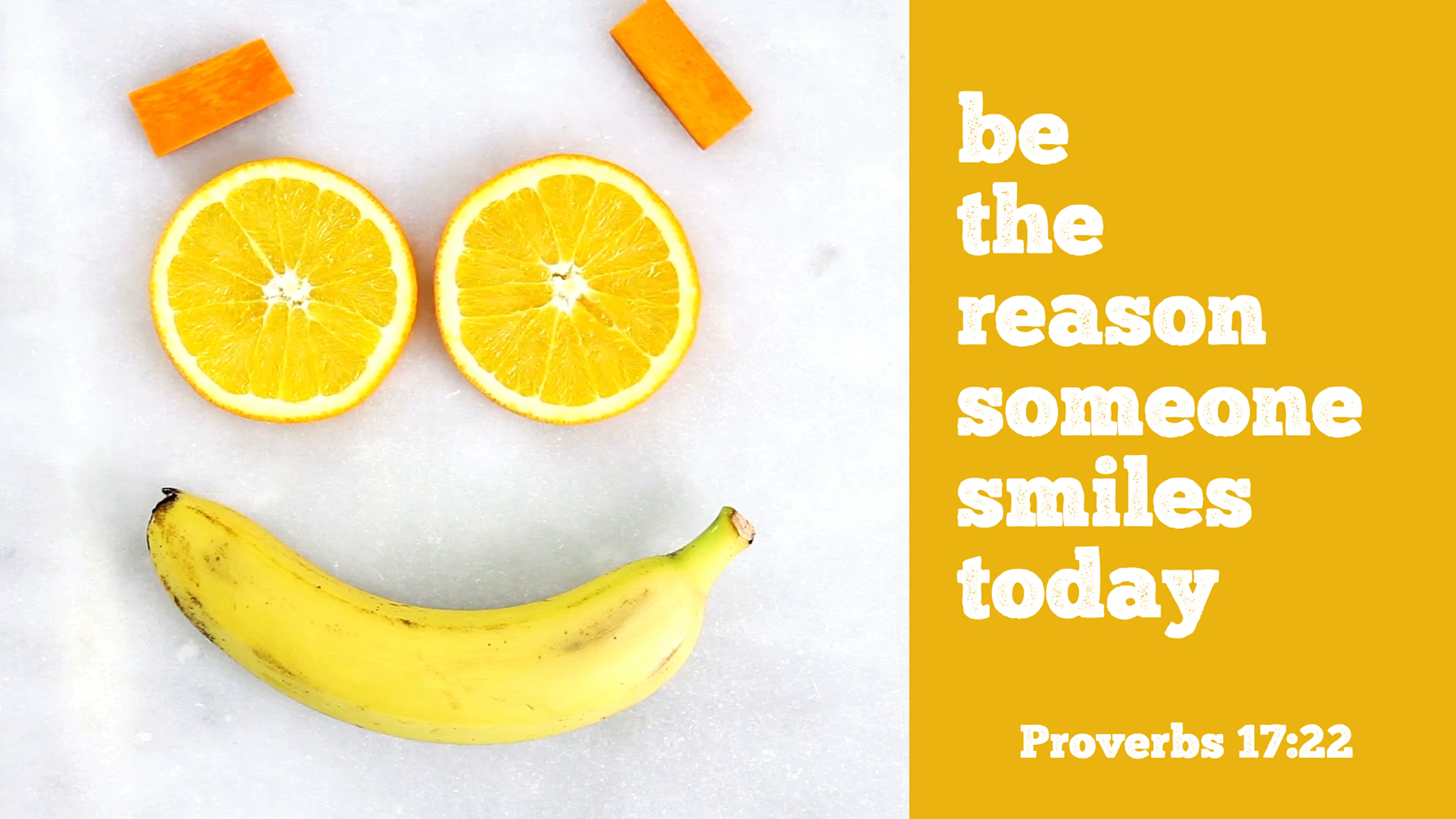 Be the reason someone smiles - Proverbs 17:22 on Vimeo