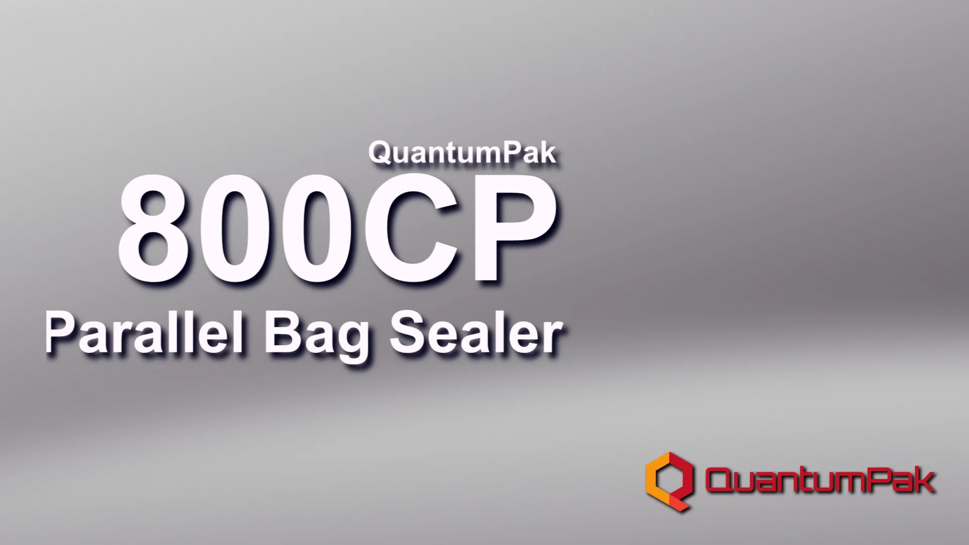 Quantumpak Q800CP Parallel Bag Sealer