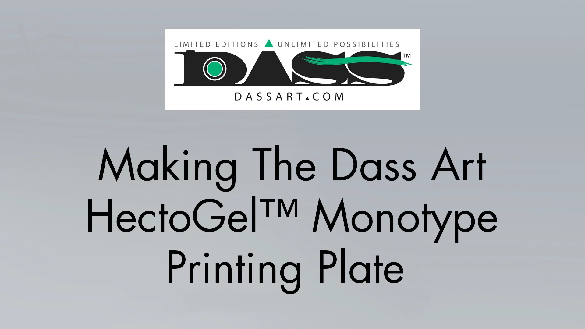 HectoGel™ Monotype Printing Plate