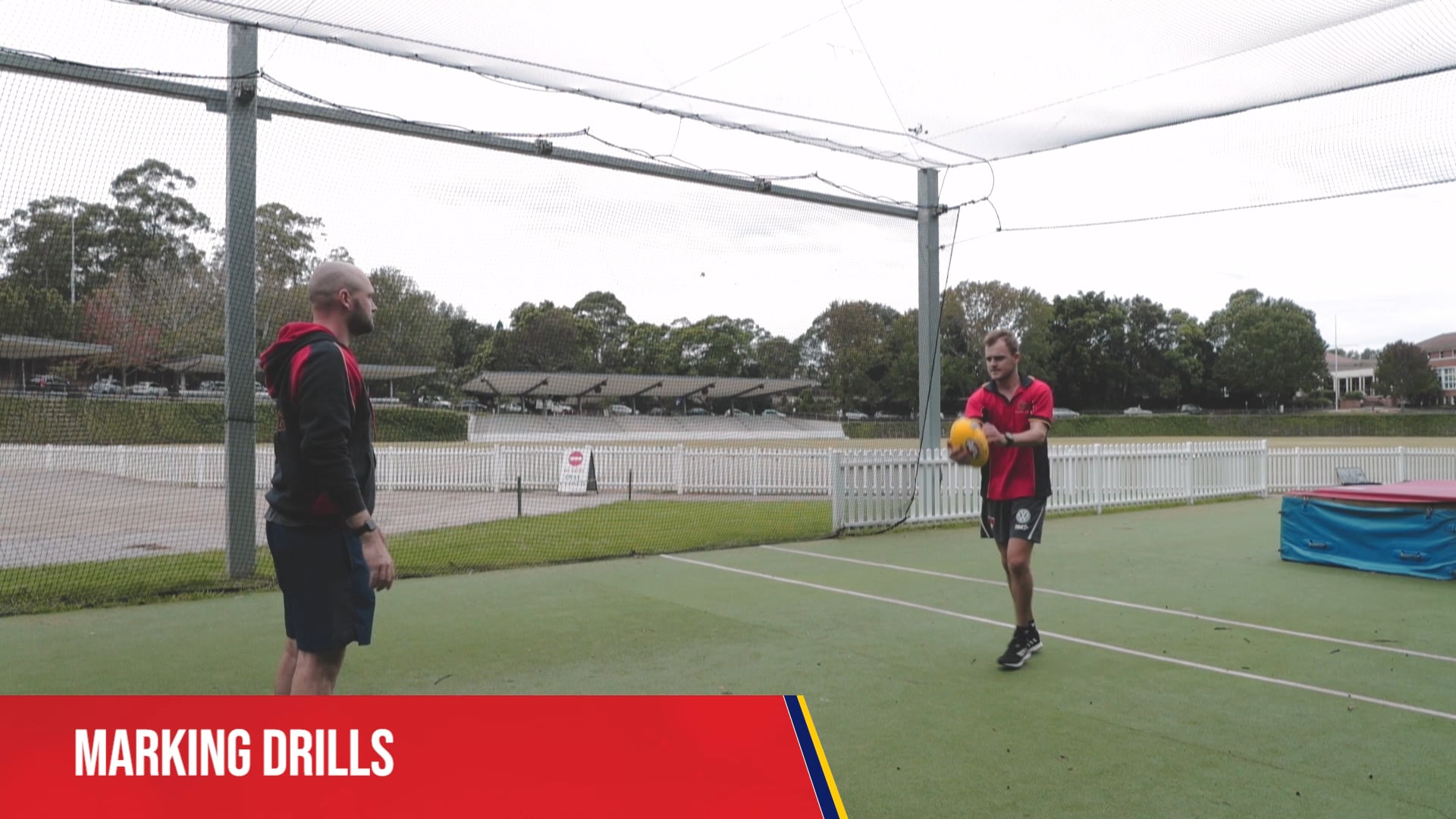 AFL Online Modules - Marking Drills on Vimeo