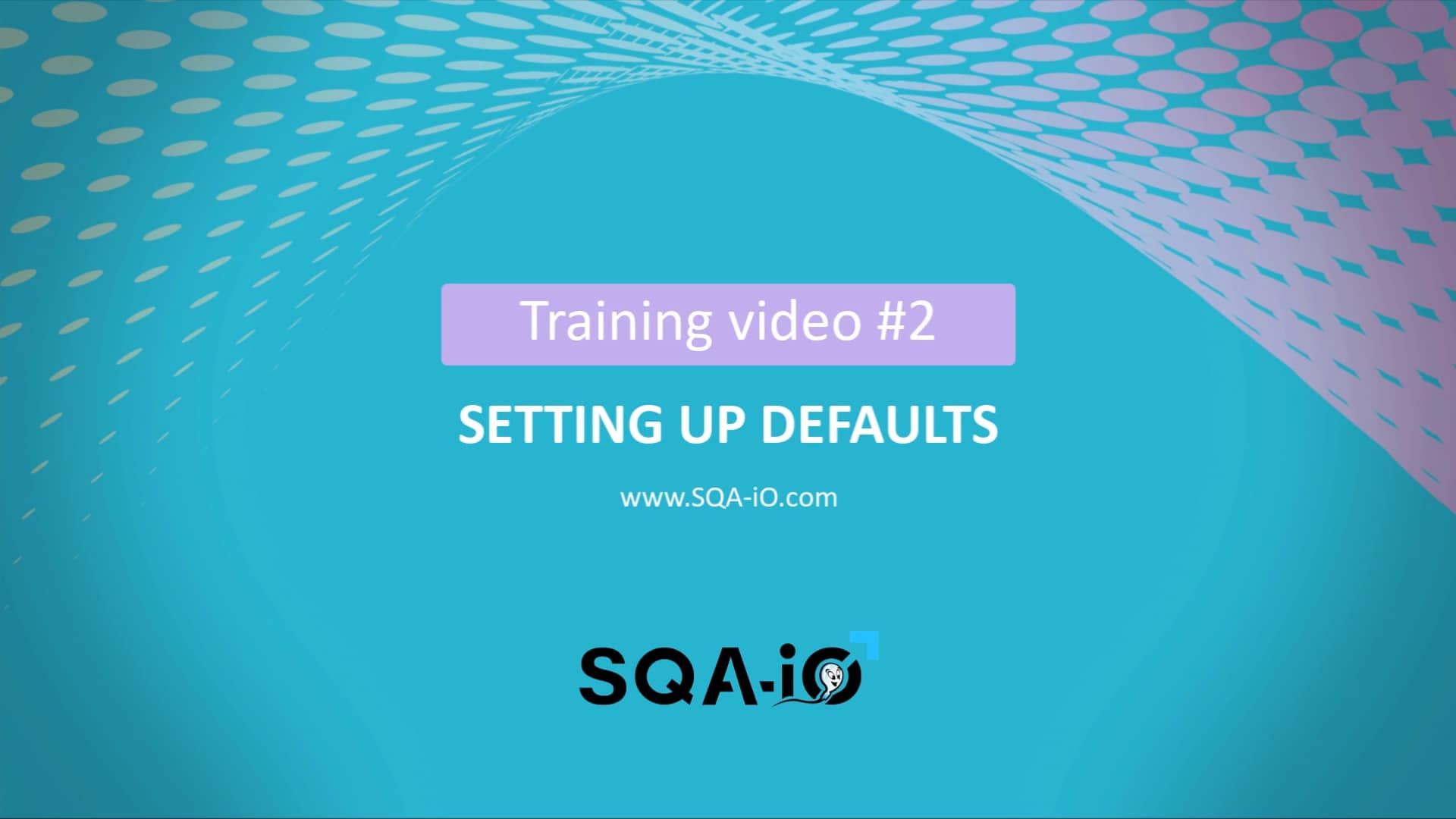 SQA-iO Training: Setting up SQA iO defaults on Vimeo