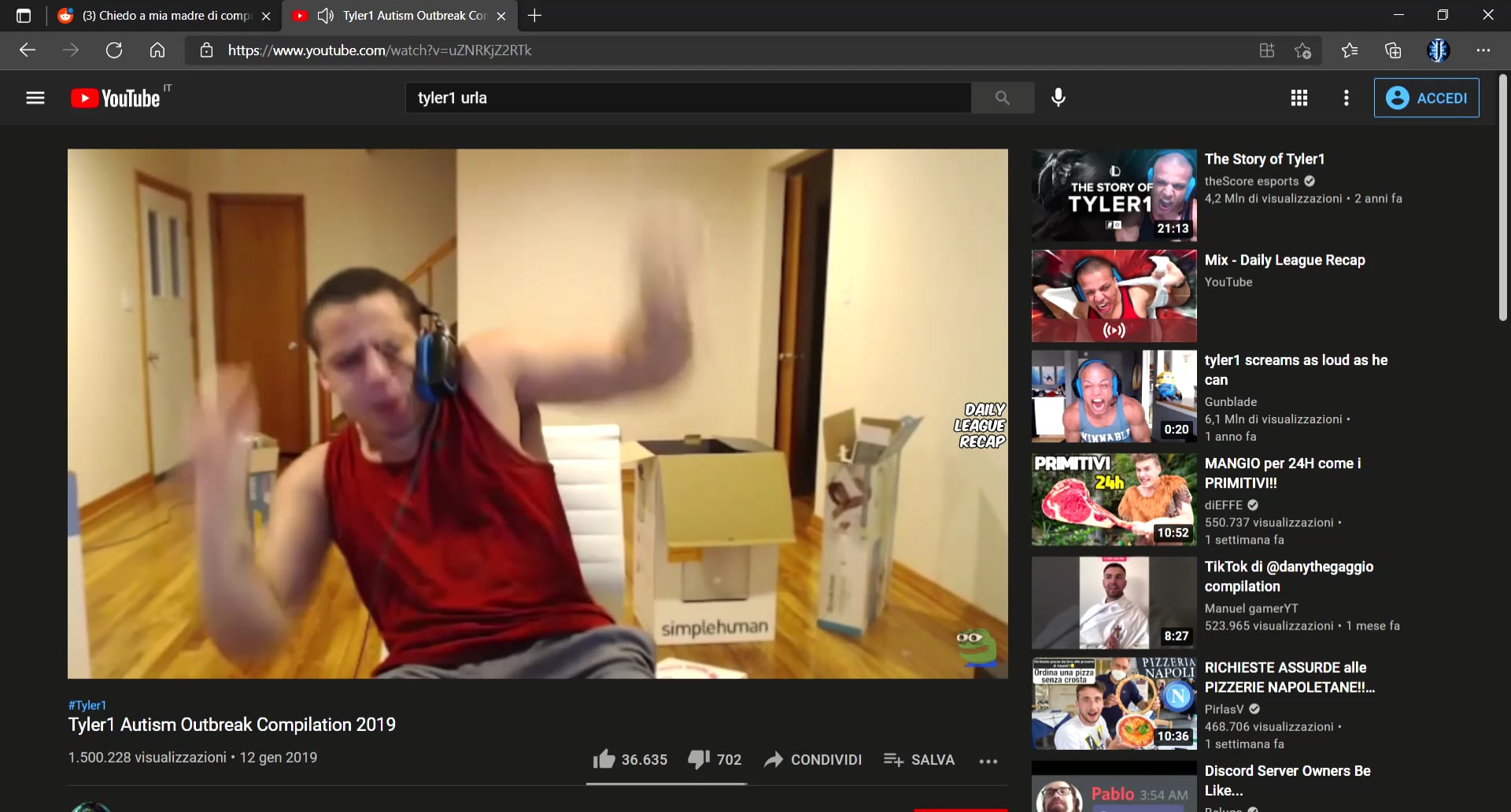 Tyler1 Autism Outbreak Compilation 2019 - YouTube e 1 altra pagina ...