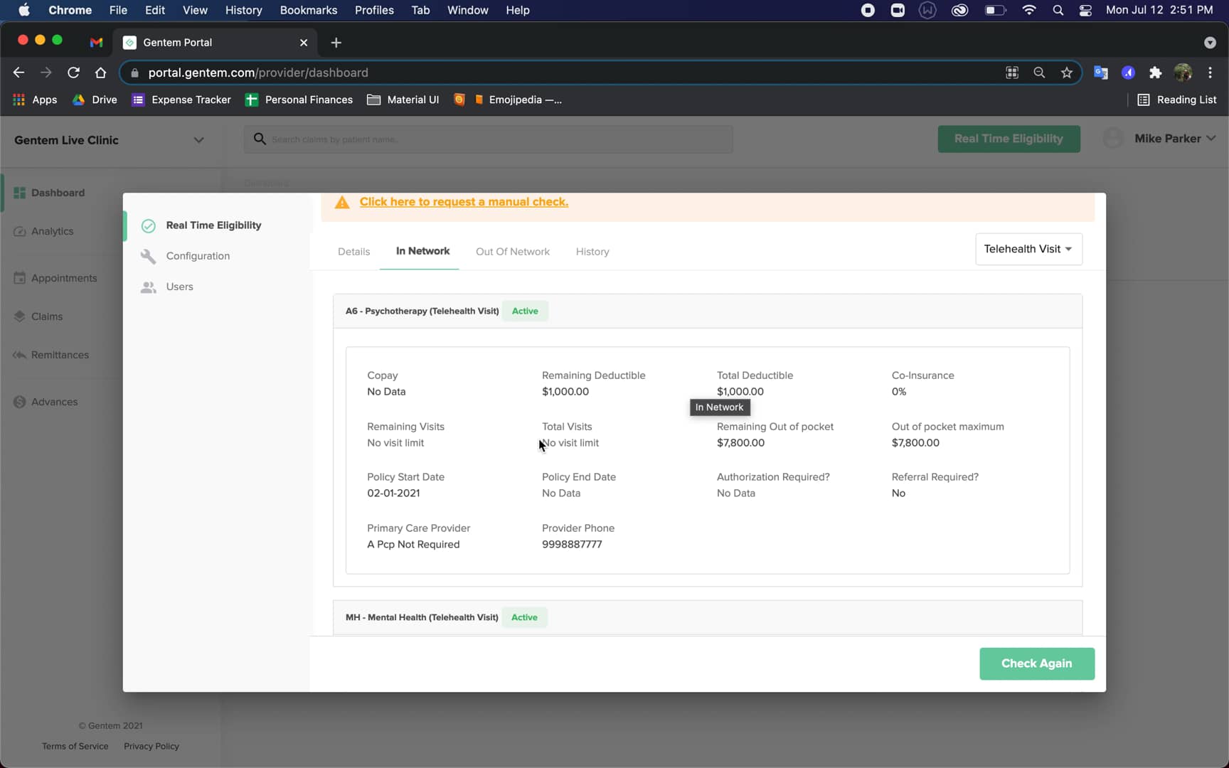 Real Time Eligibility Core Features (Insurance Verification and Patient ...