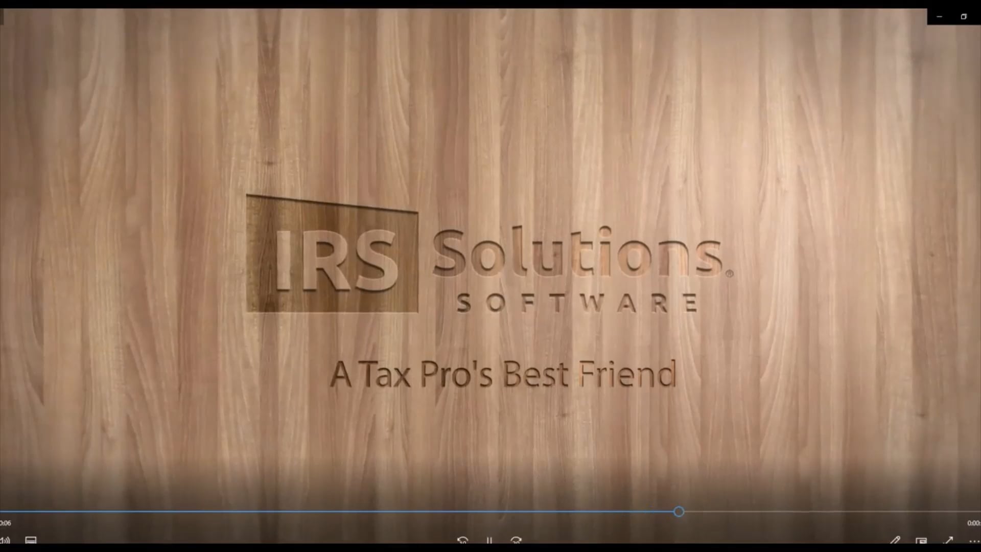 IRS Solutions Software Demo on Vimeo