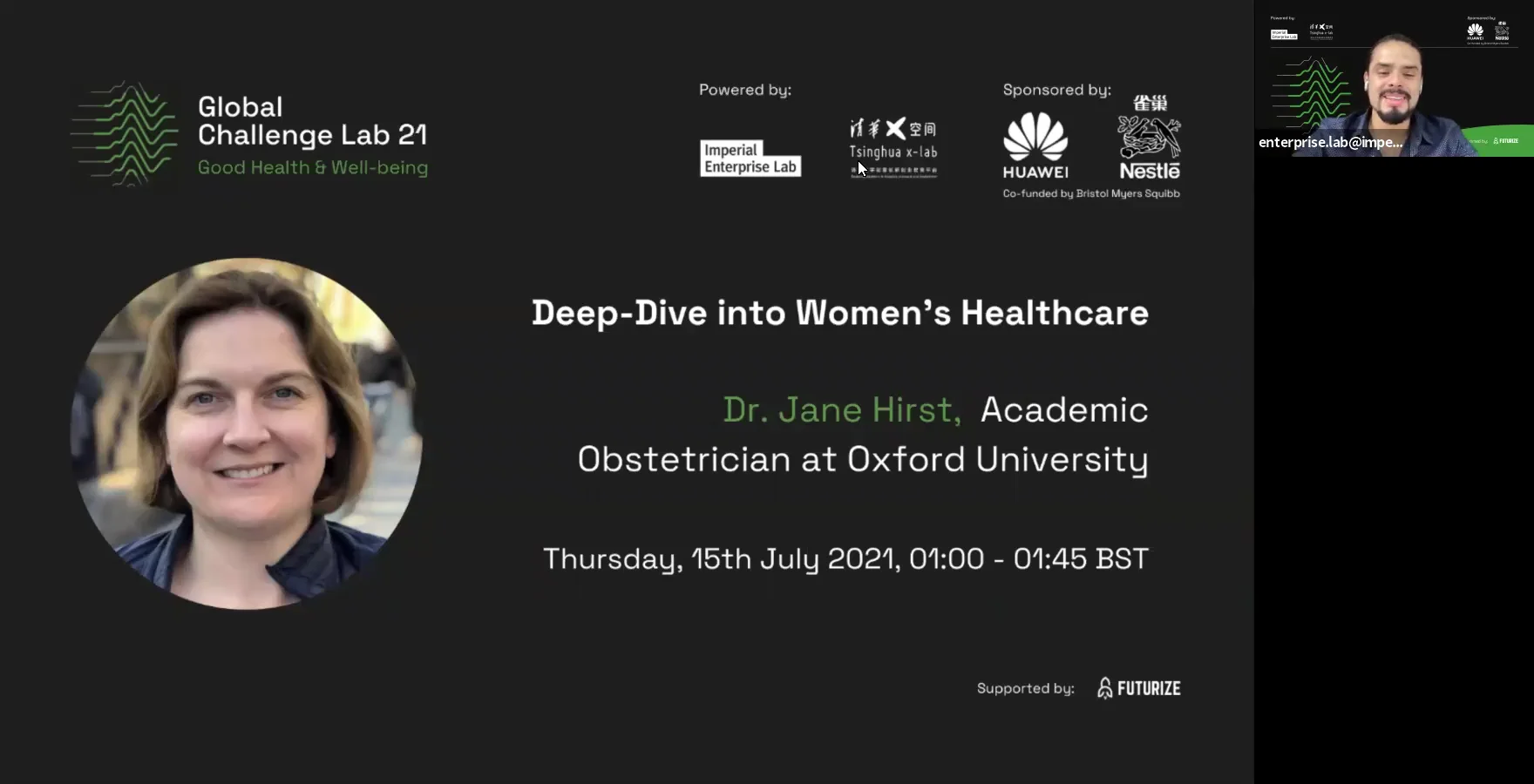 GCL 2021: Deep Dive into Women's Healthcare with Dr Jane Hirst on Vimeo