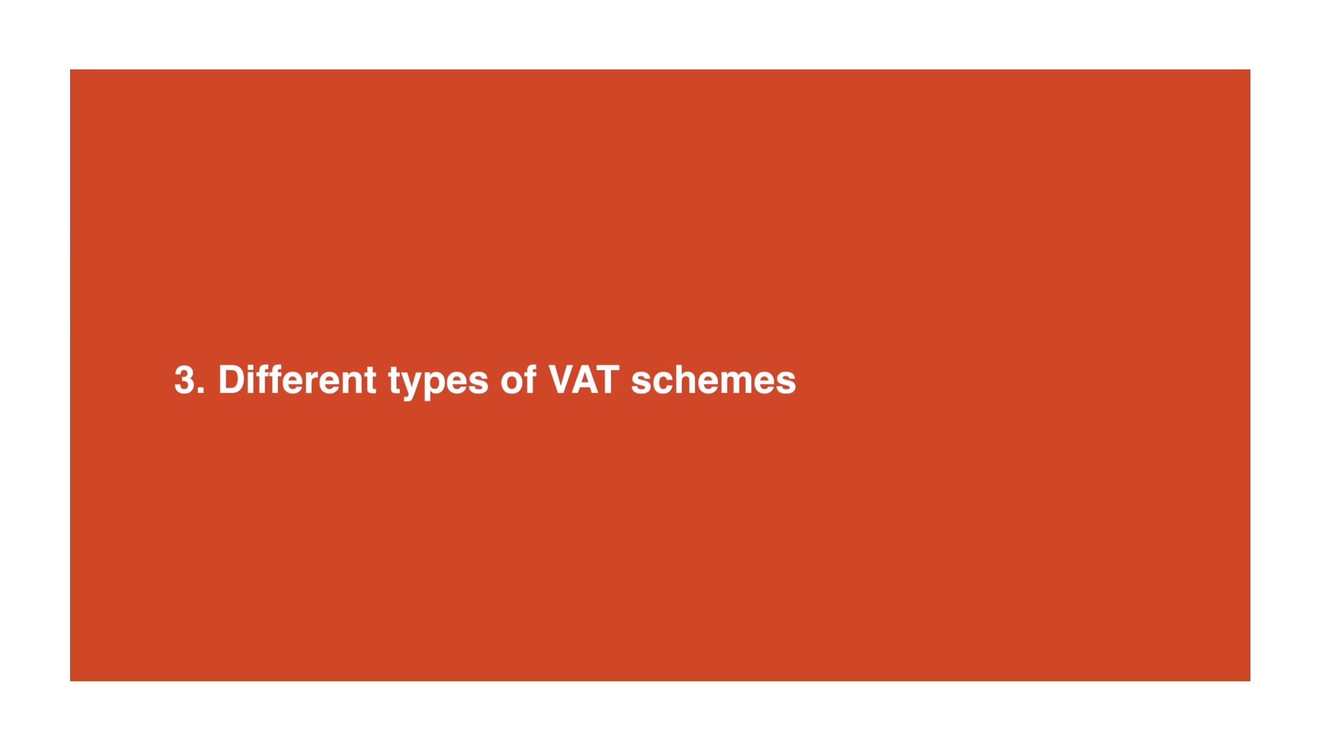 3. Different types of VAT schemes on Vimeo