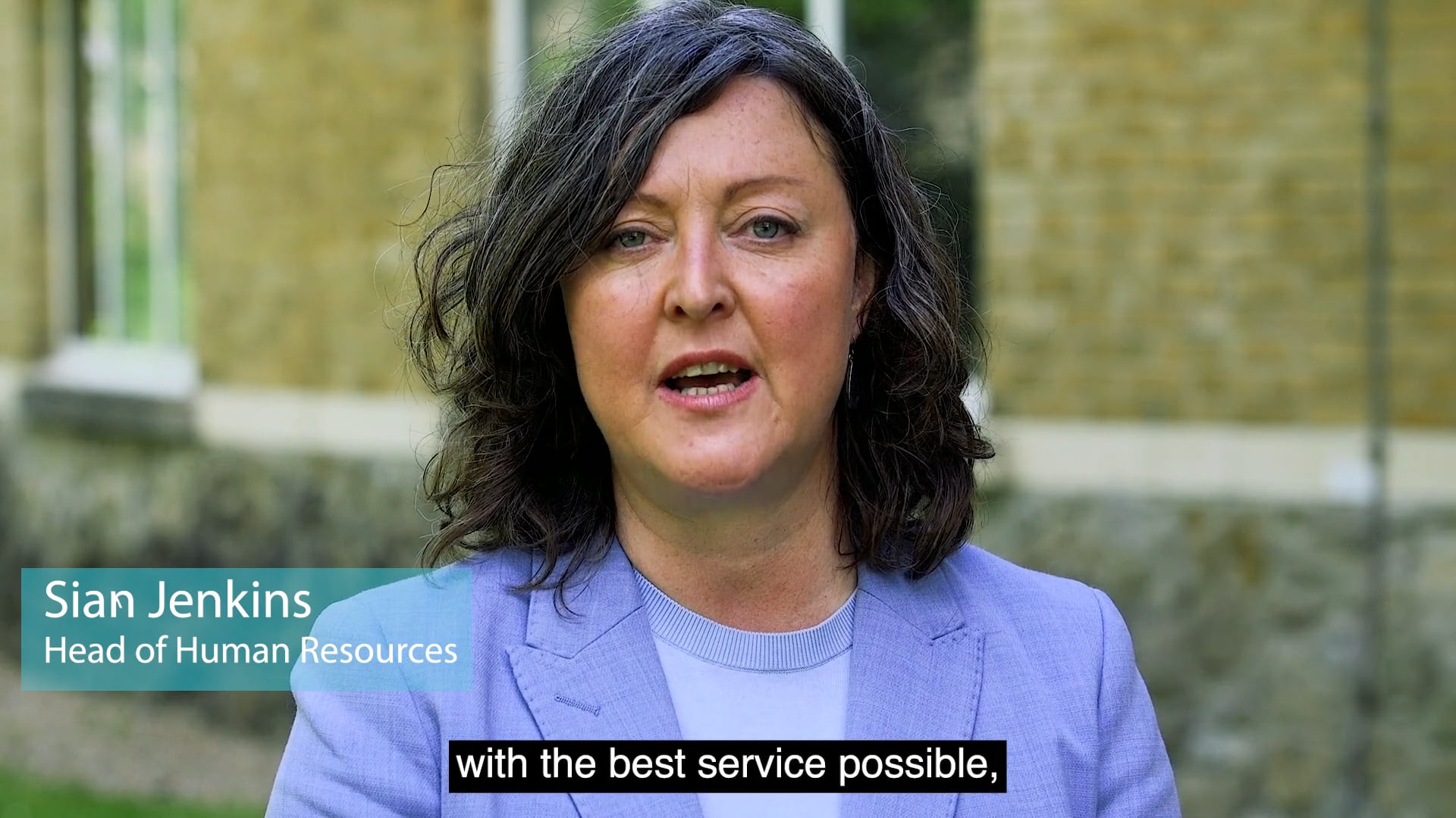 Introduction by Sian Jenkins, Head of HR on Vimeo