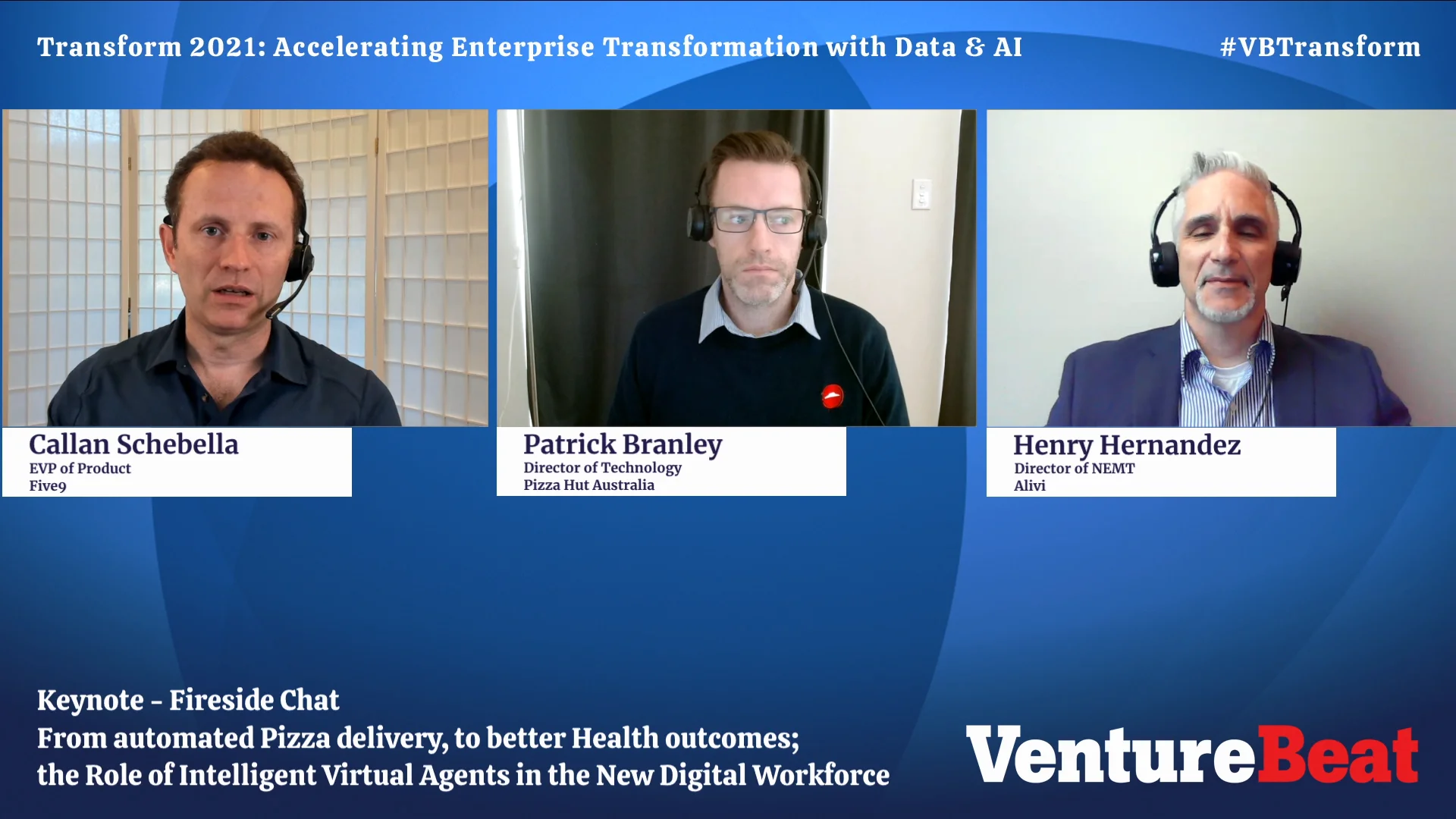 From automated Pizza delivery to better Health outcomes the Role of Intelligent Virtual Agents in the New Digital Workforce