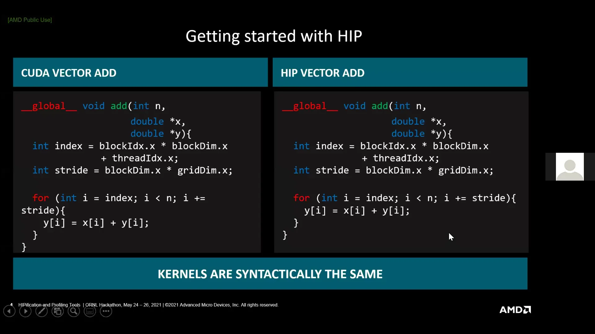 Hip Training Day 2: Converting CUDA Codes to HIP