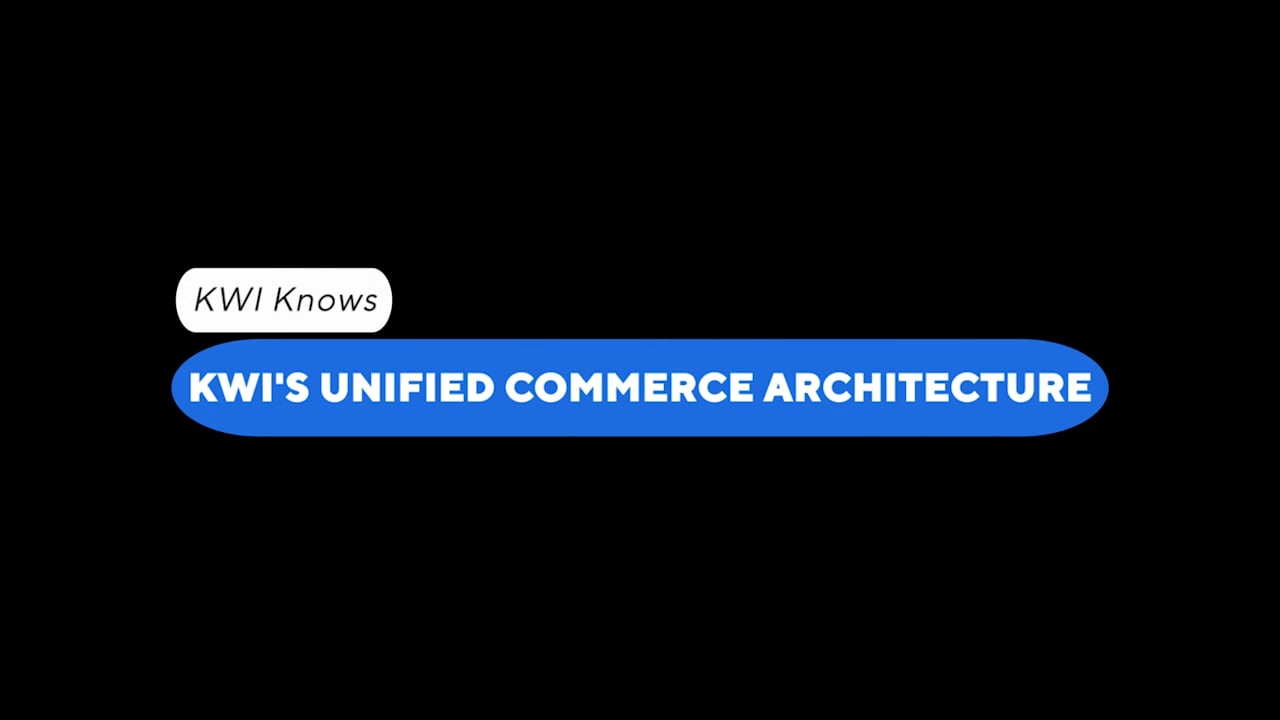 KWI Knows: KWI's Unified Commerce Architecture on Vimeo