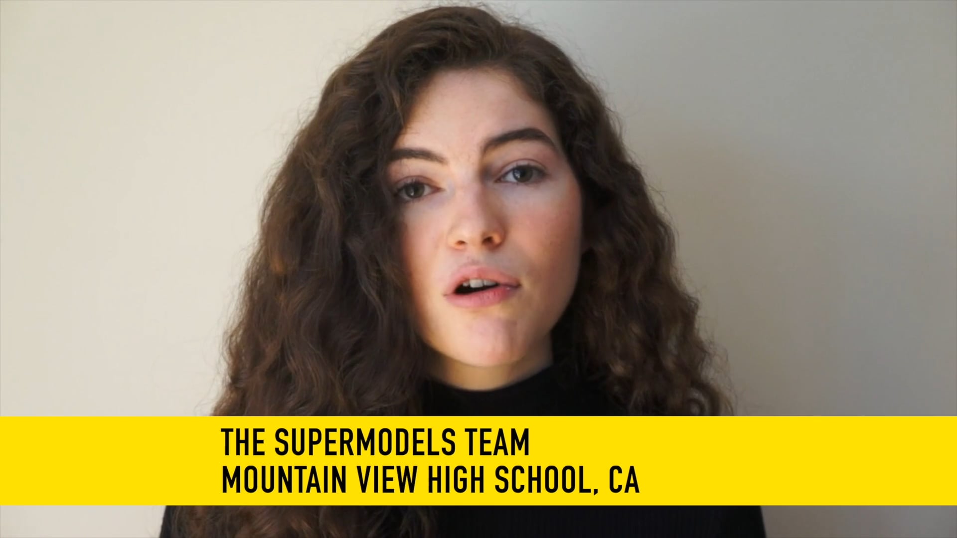 Supermodels Team (Mountain View High School, CA): Finalist Presentation ...