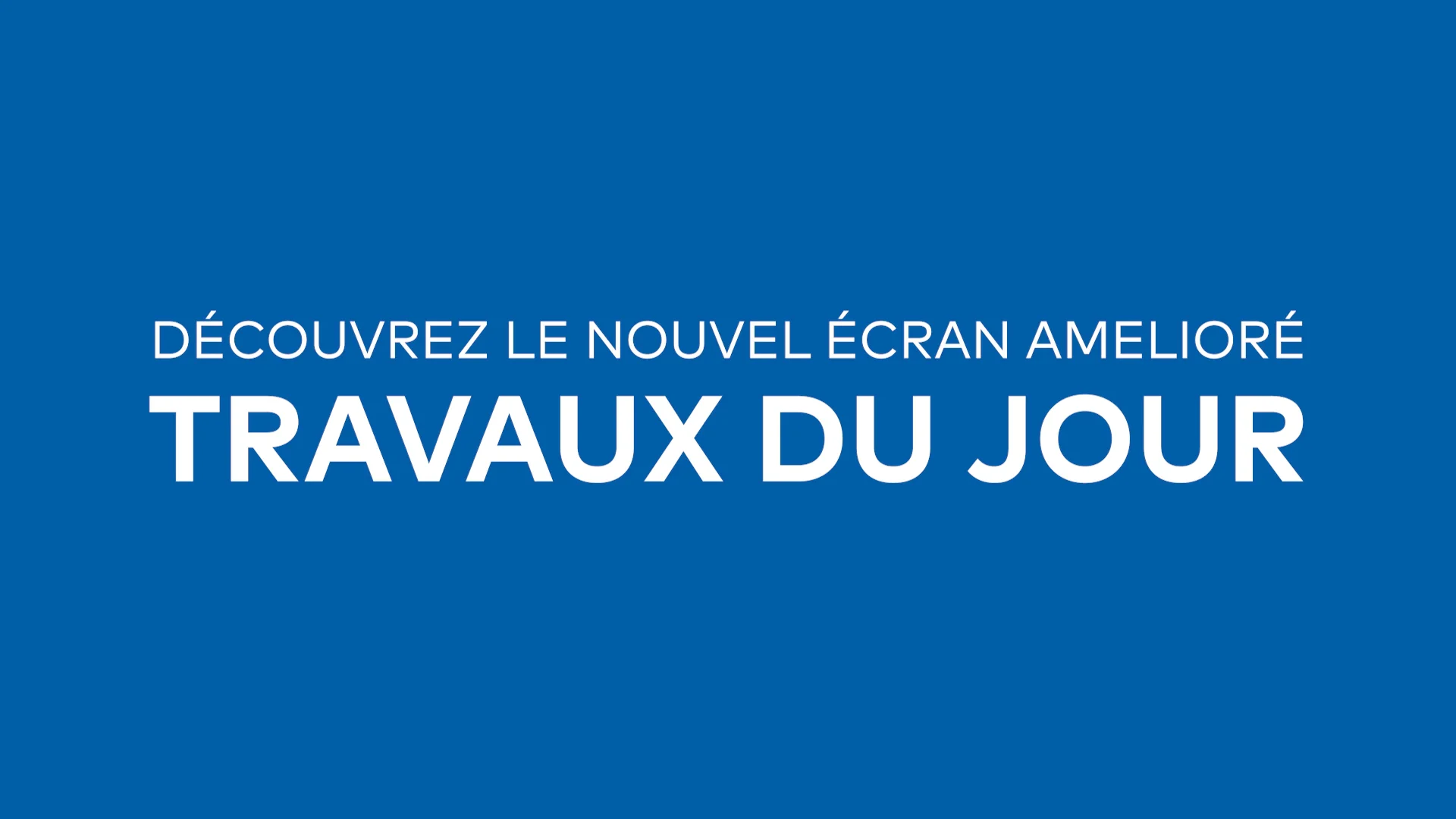 Superservice Triage : nouvel écran Travaux du jour - FR on Vimeo