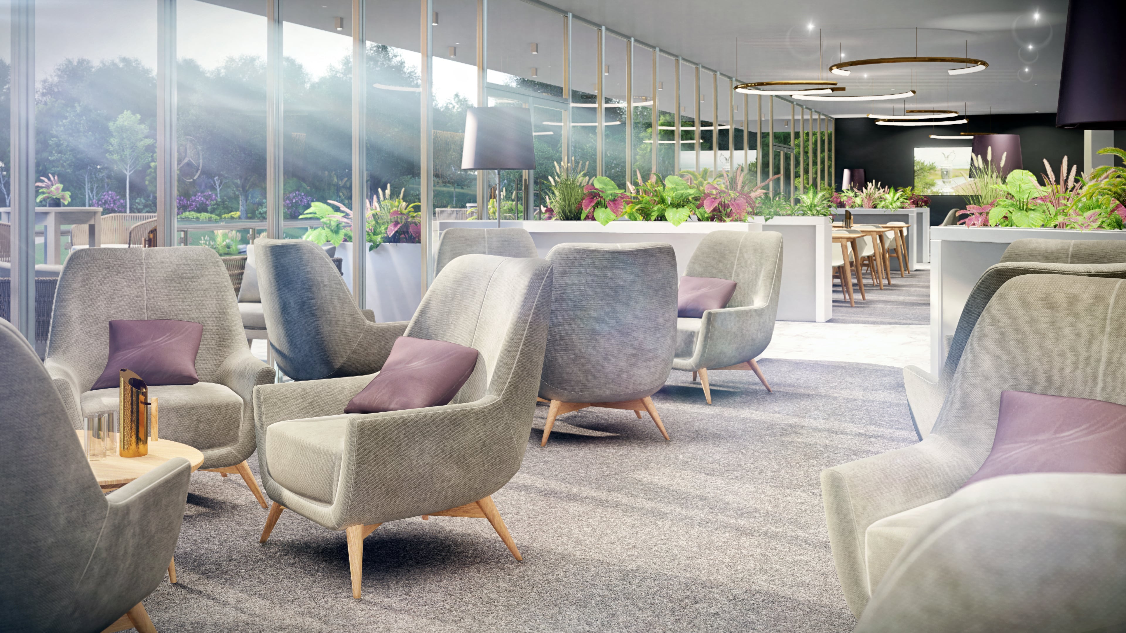 Mercedes Hospitality Suite on Vimeo