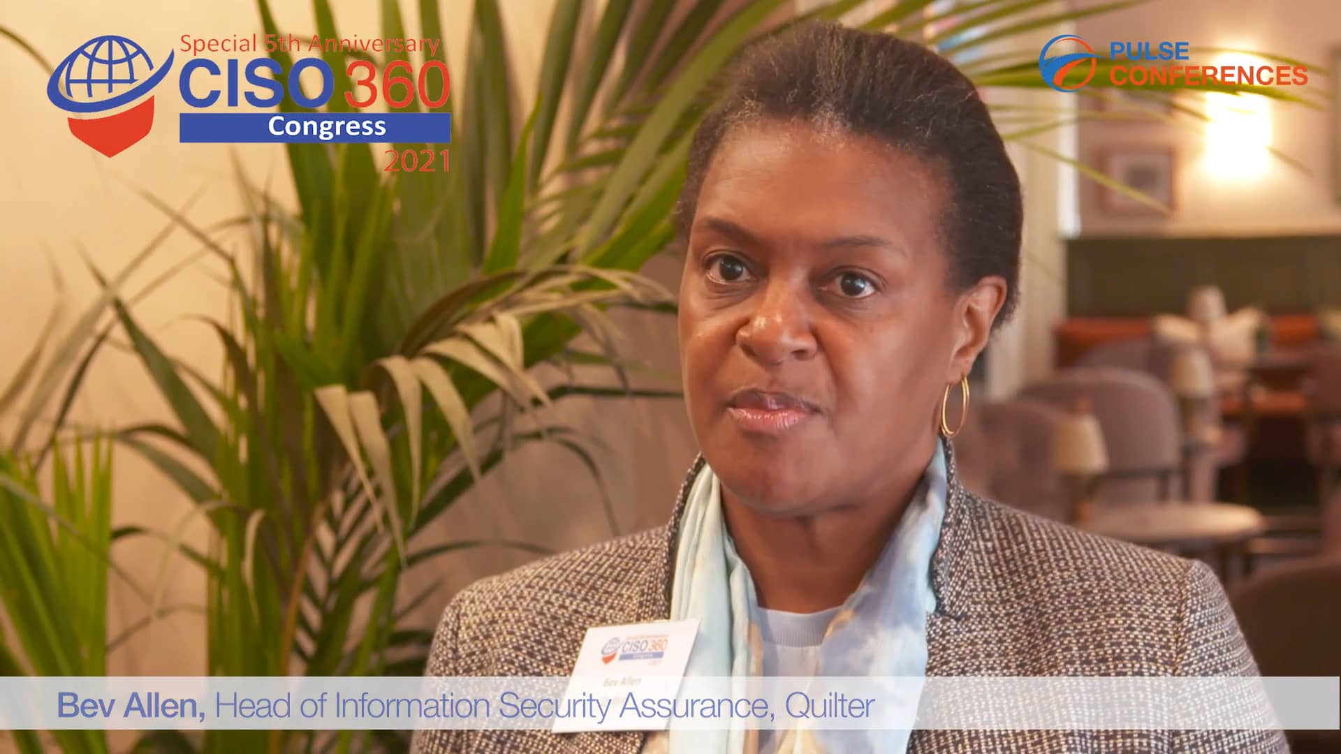 Bev Allen, Head of Information Security Assurance, Quilter on Vimeo