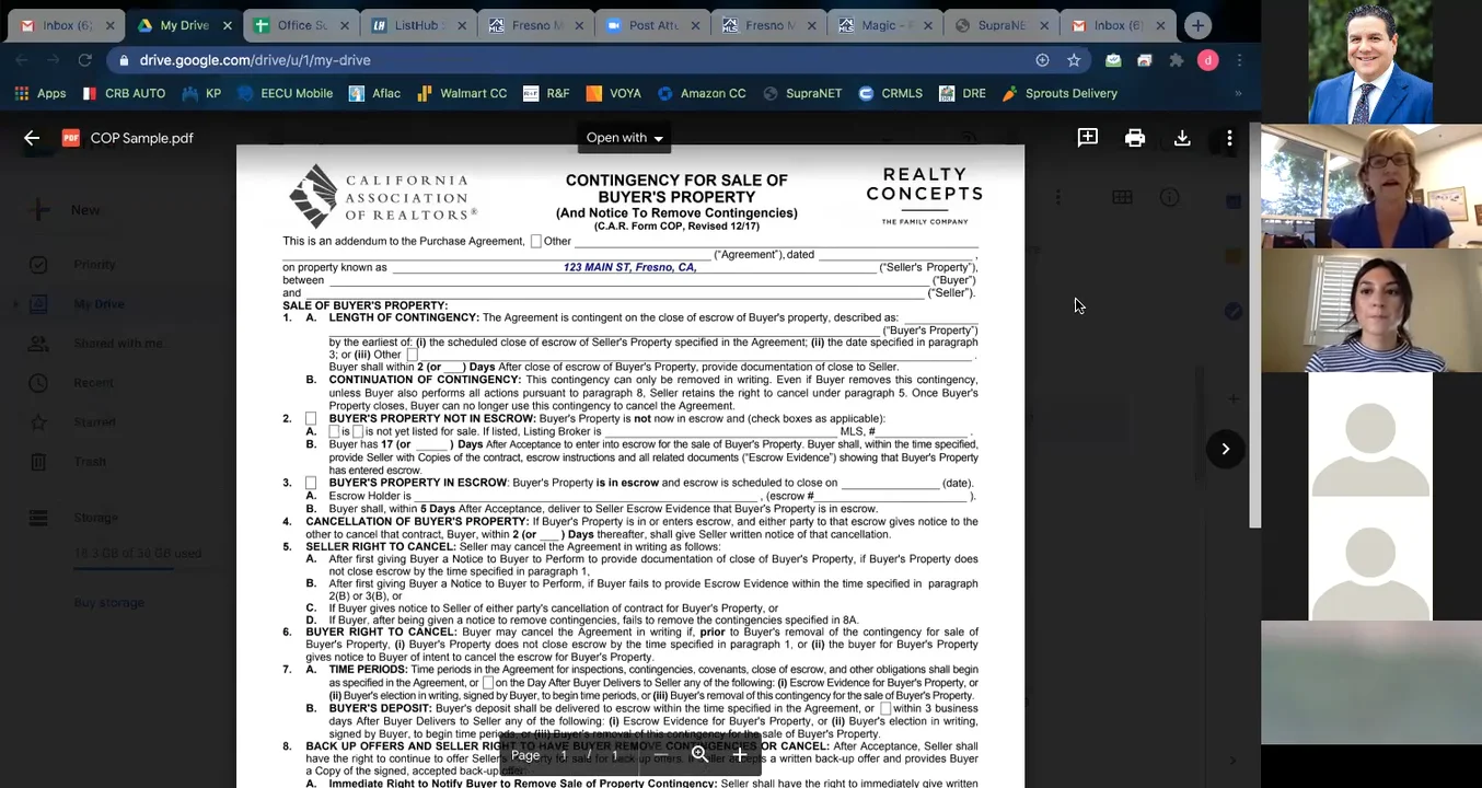 Know Your Forms - COP - August 11th 2020