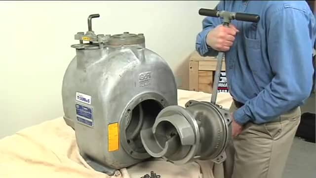 Super T Series Pump Maintenance Pt 4- Rotating Assembly Removal on Vimeo