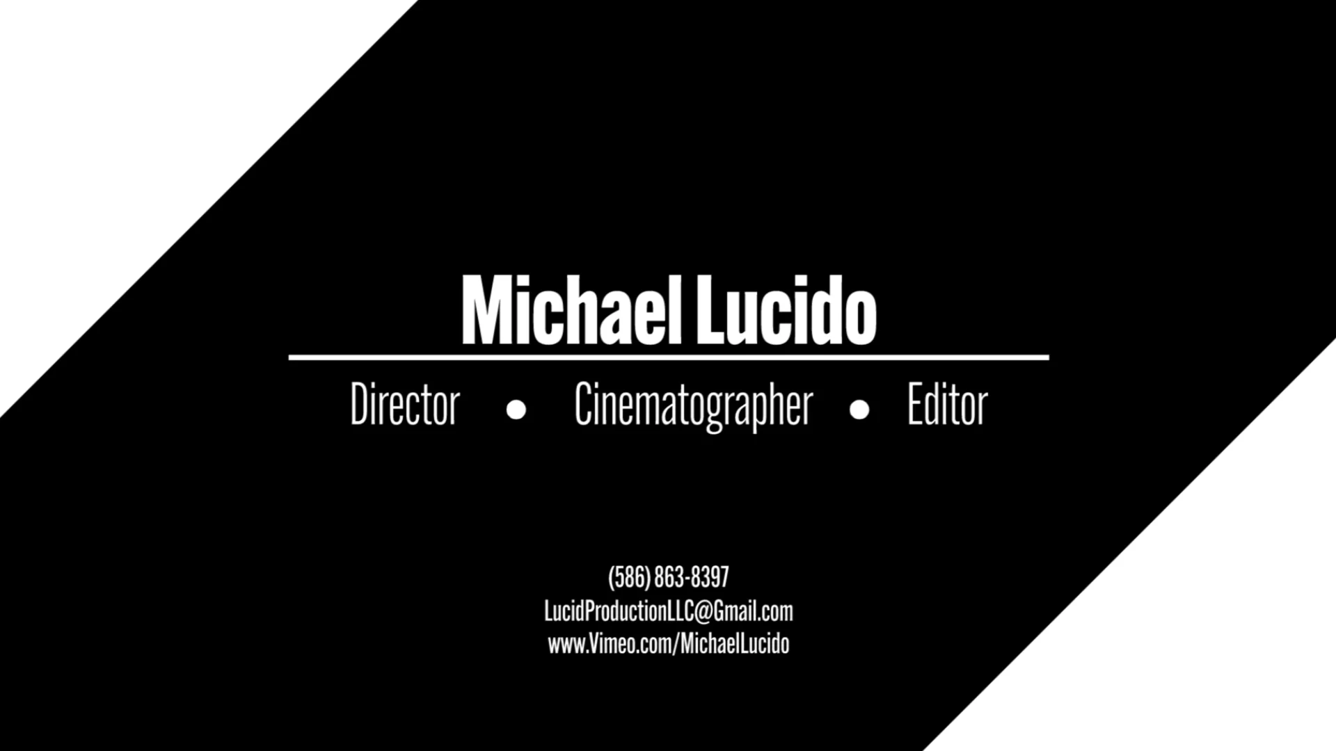Michael Lucido Demo Reel 2021 on Vimeo