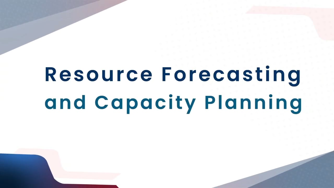 Resource Forecasting and Capacity Planning.mp4 on Vimeo