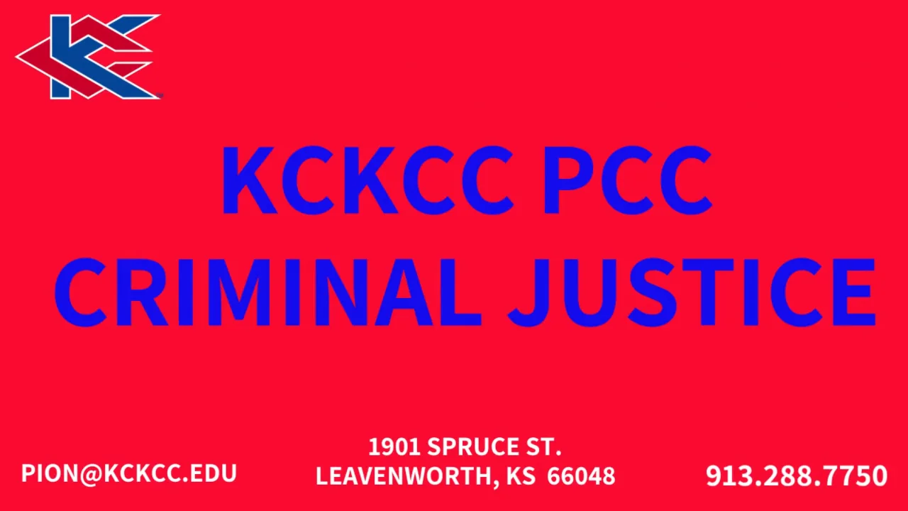 PCC Criminal Justice Program (Spring 2021) on Vimeo