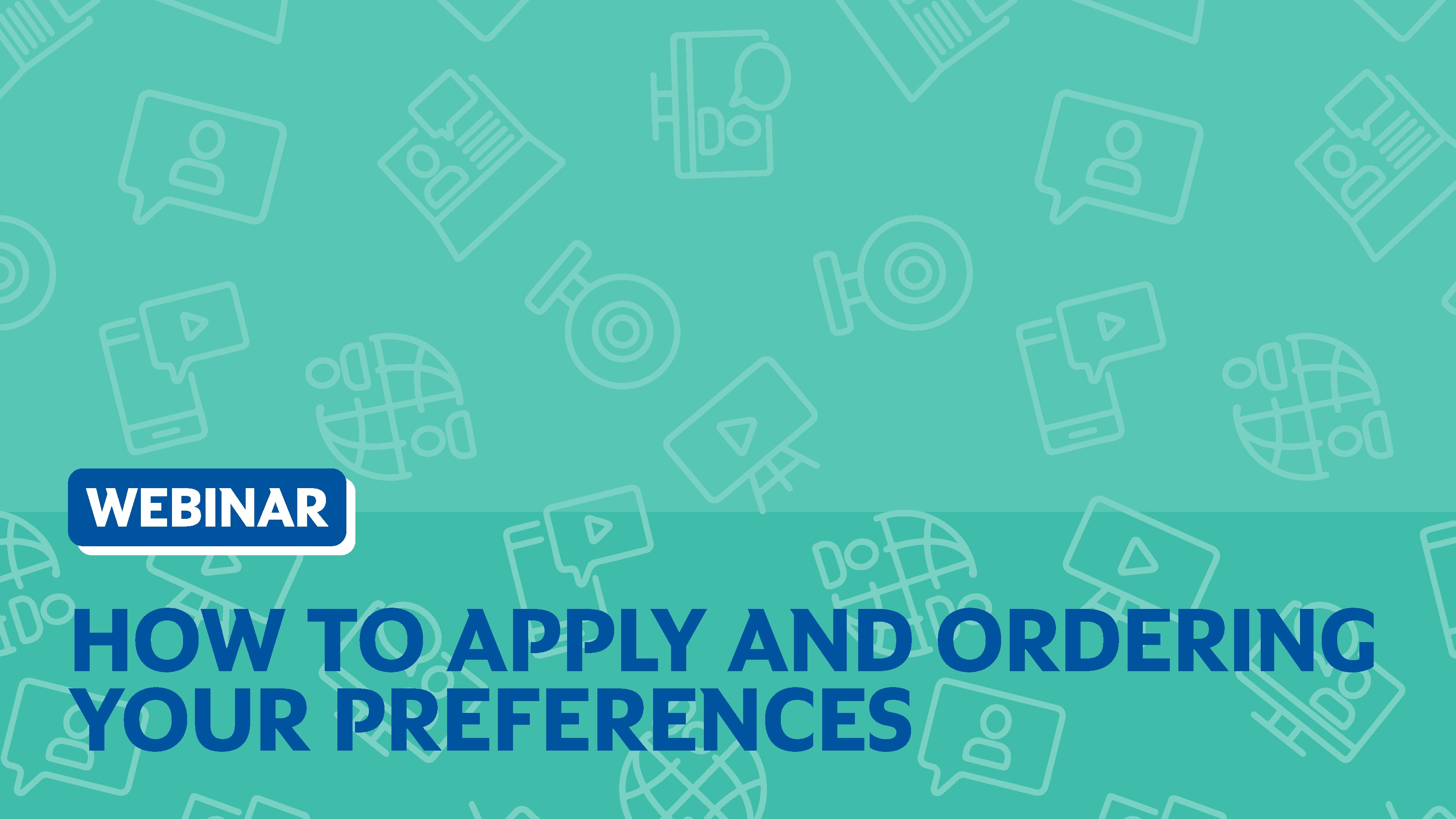 How to apply and ordering your preferences on Vimeo