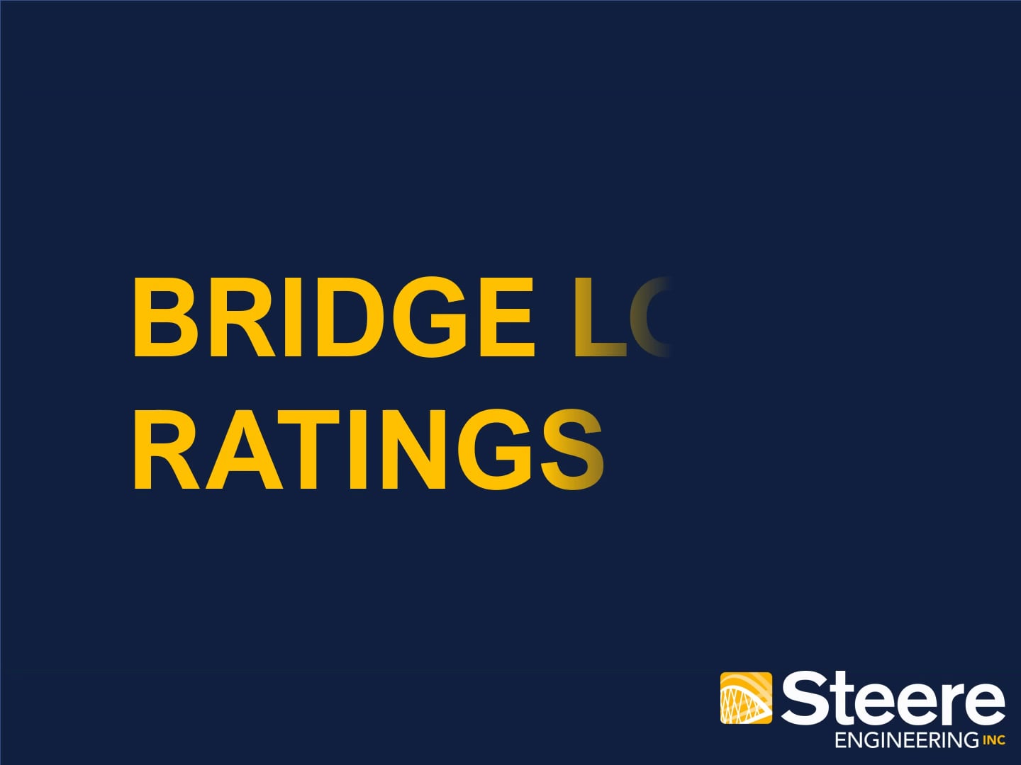 Bridge Load Ratings at Steere Engineering, Inc. on Vimeo