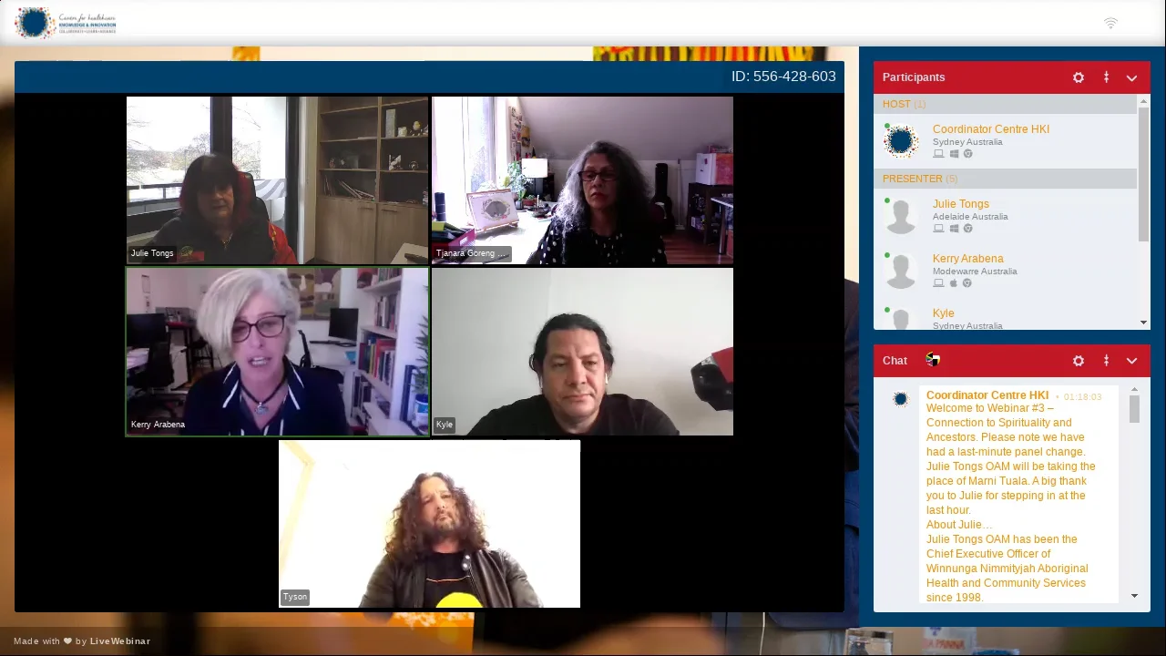Cultural Determinants of Health Webinar 3 -Kyle Slabb talking to ...