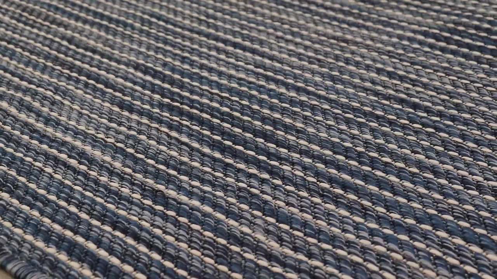 Carmel Texture Stripe Indoor/Outdoor Rug, 7'10"x9'10" - Contemporary ...