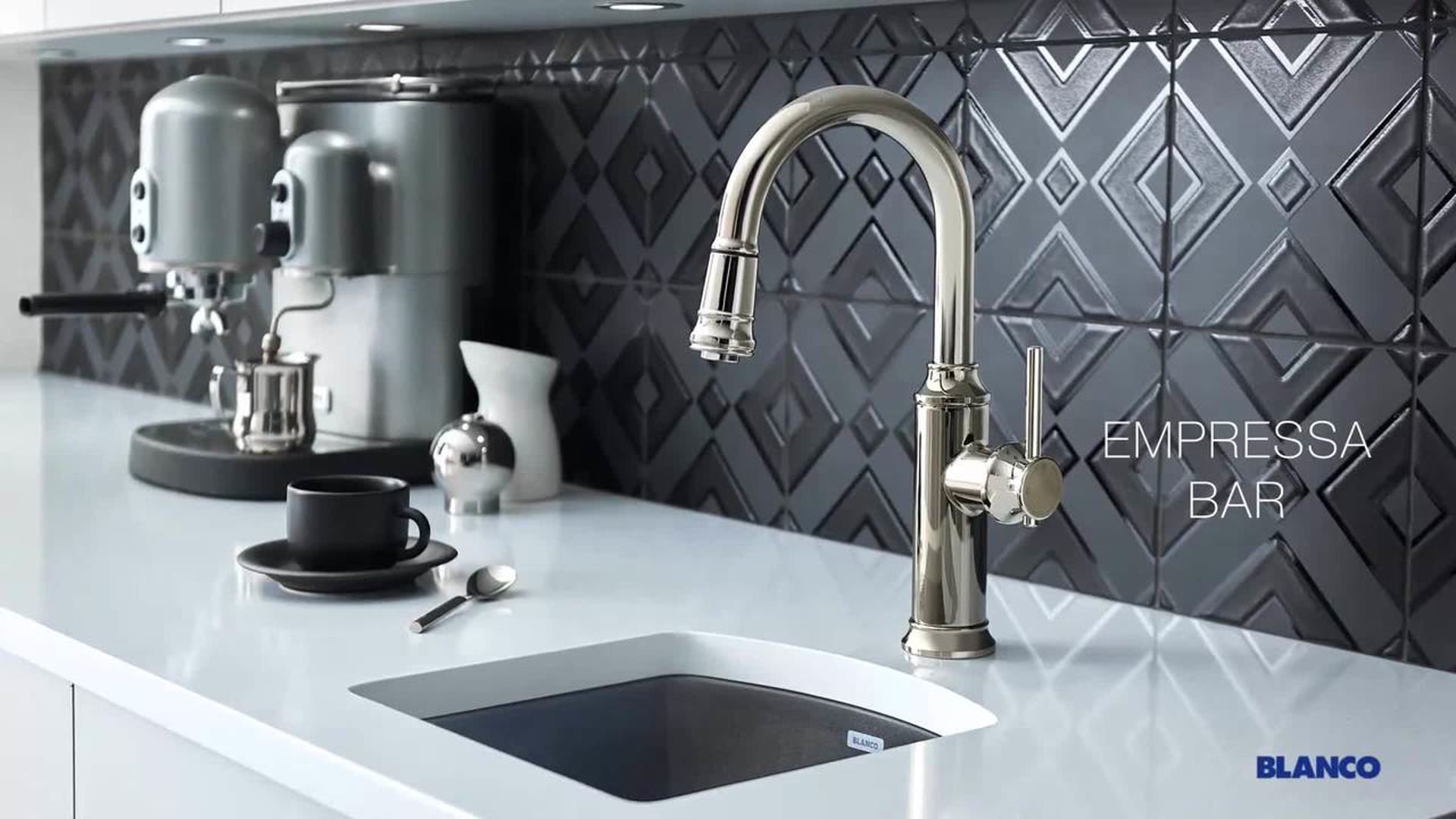 Blanco 442516 Empressa Brass Soap Dispenser, Chrome - Contemporary ...