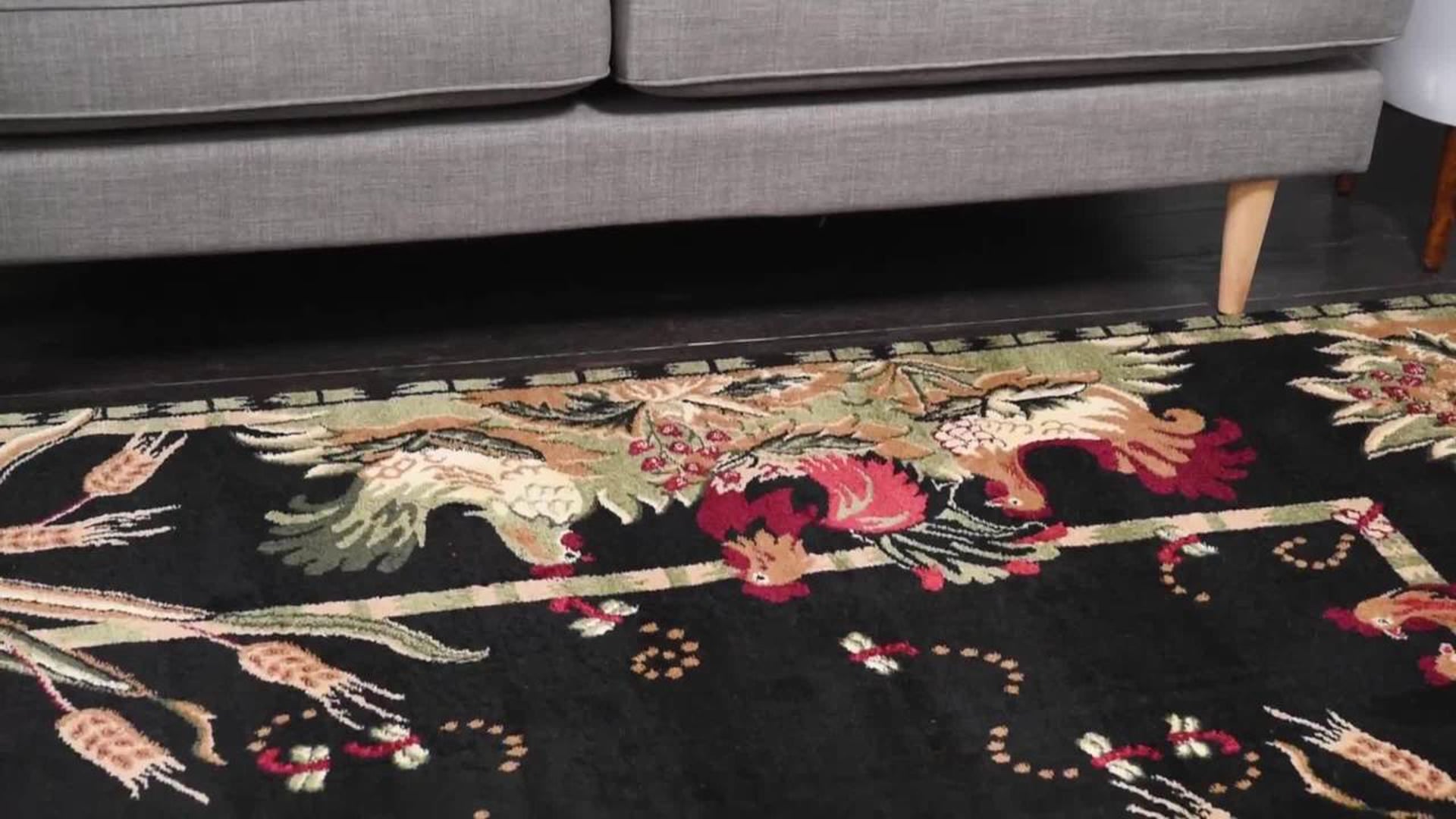 Unique Loom Barnyard Farm Rug, 4' Round - Farmhouse - Area Rugs - by ...