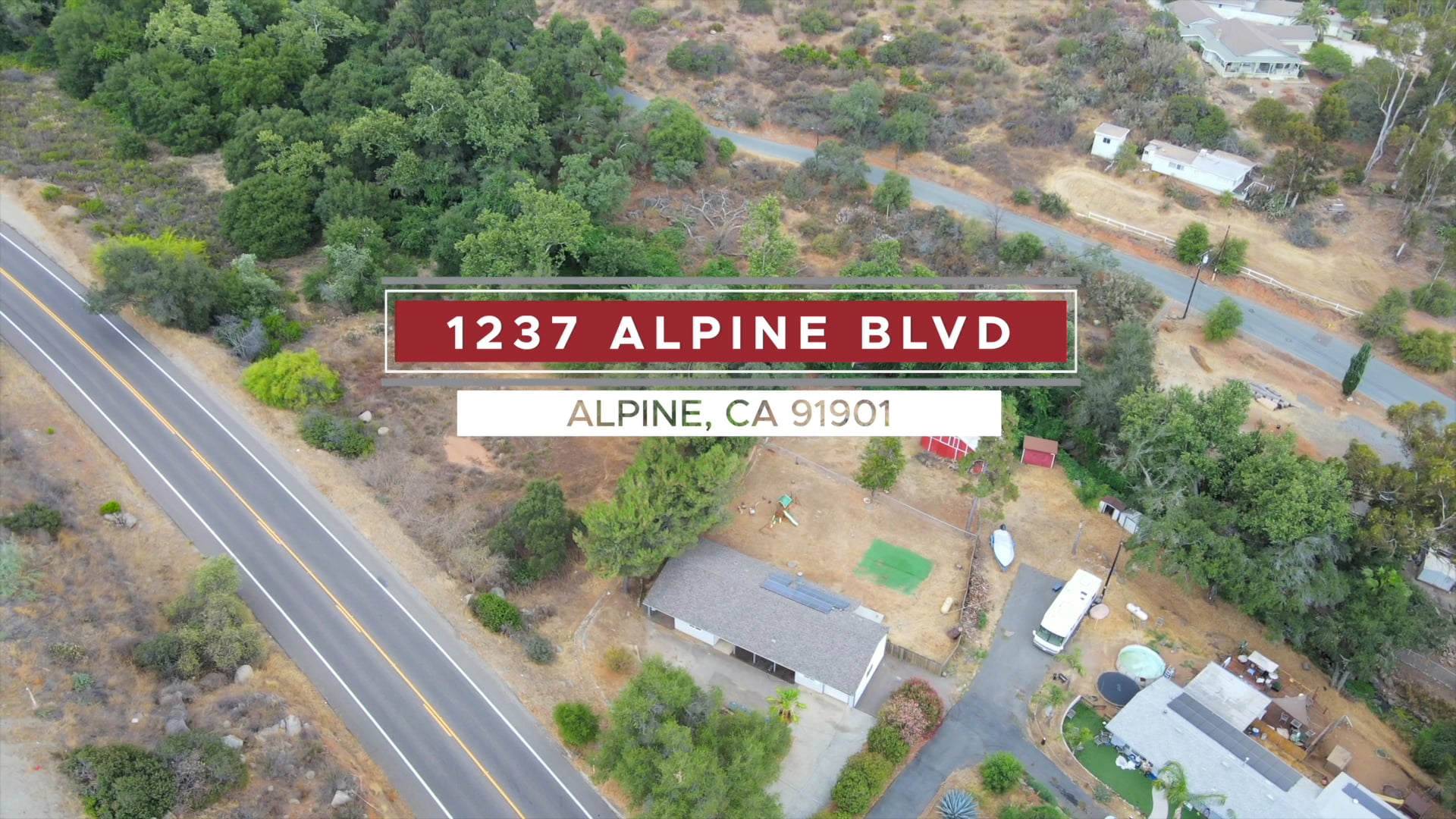 1237 Alpine Blvd, Alpine, CA 91901 on Vimeo