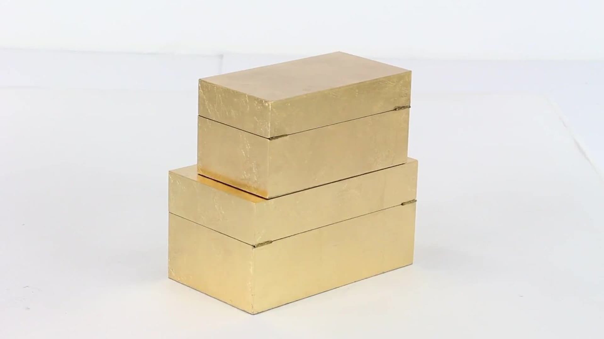 Glam Gold Wood Box Set 56665 - Transitional - Decorative Boxes - by GwG ...
