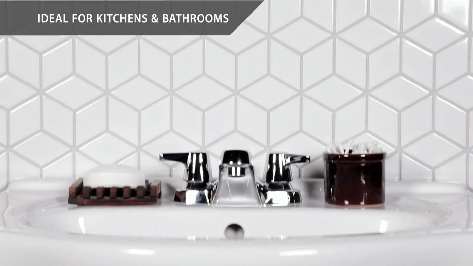 Metro Rhombus Mosaic Floor and Wall Tile - Contemporary - Mosaic Tile ...