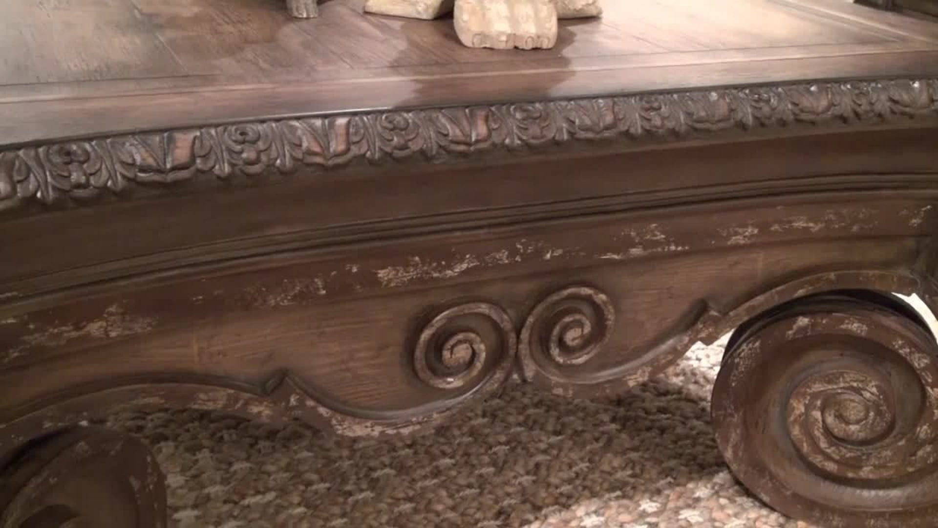 Rhapsody 72" Round Dining Table, 72" - Traditional - Side Tables And ...