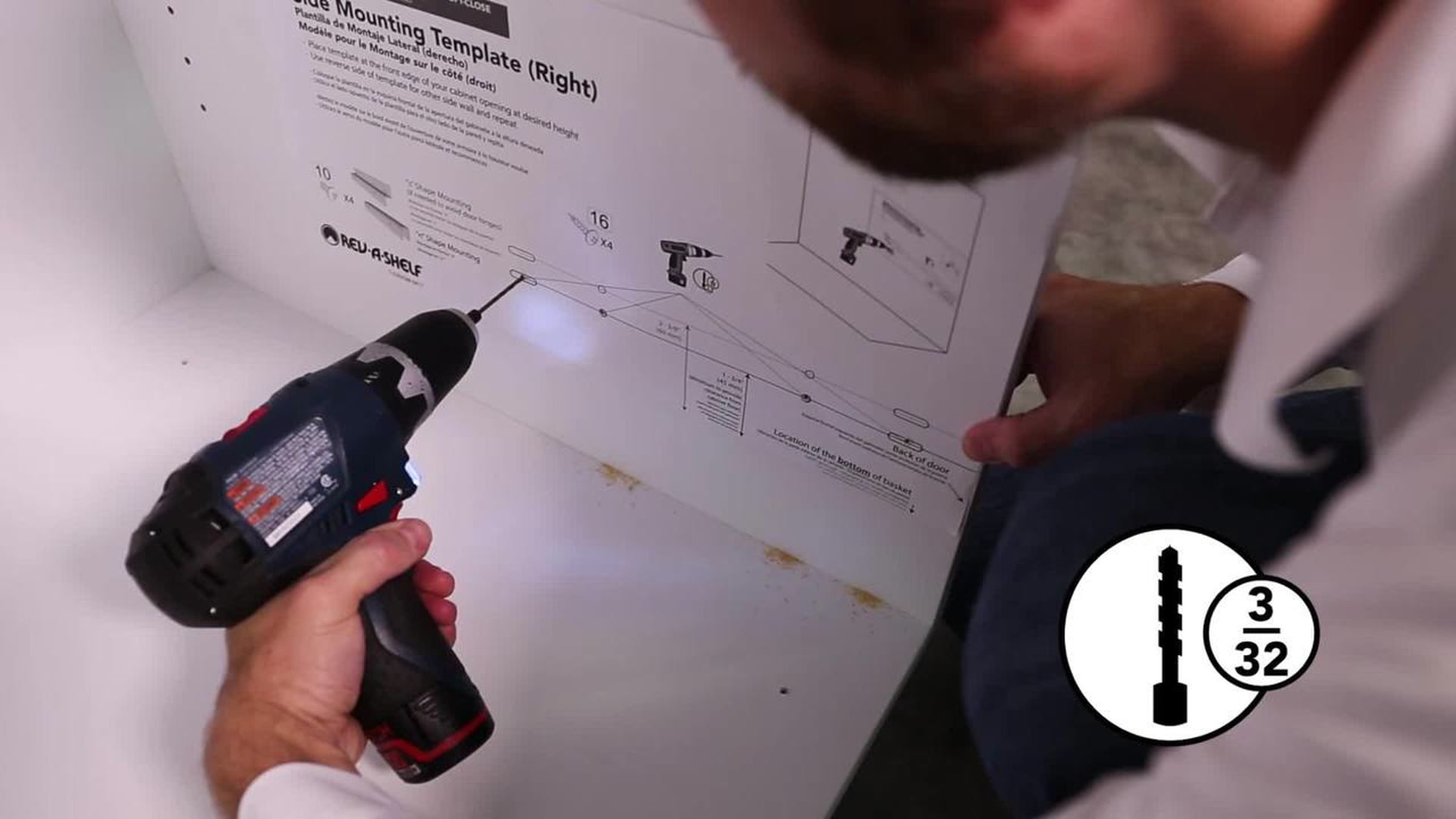 Solid Surface U-Shape Pull Out Organizer for Sink Base Cabinet, 32.5 ...