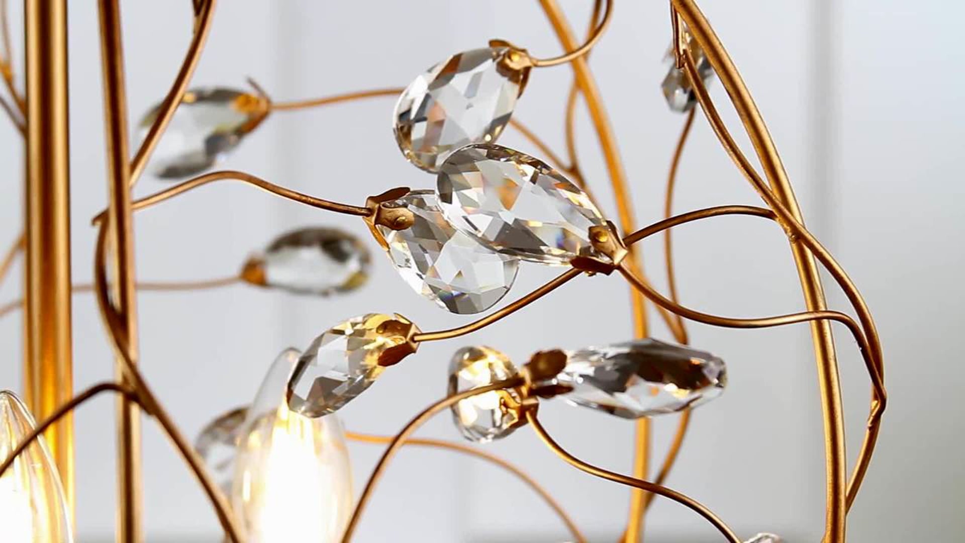 Isabelle 20" Adjustable Metal and Glass Led Pendant, Antique Gold ...