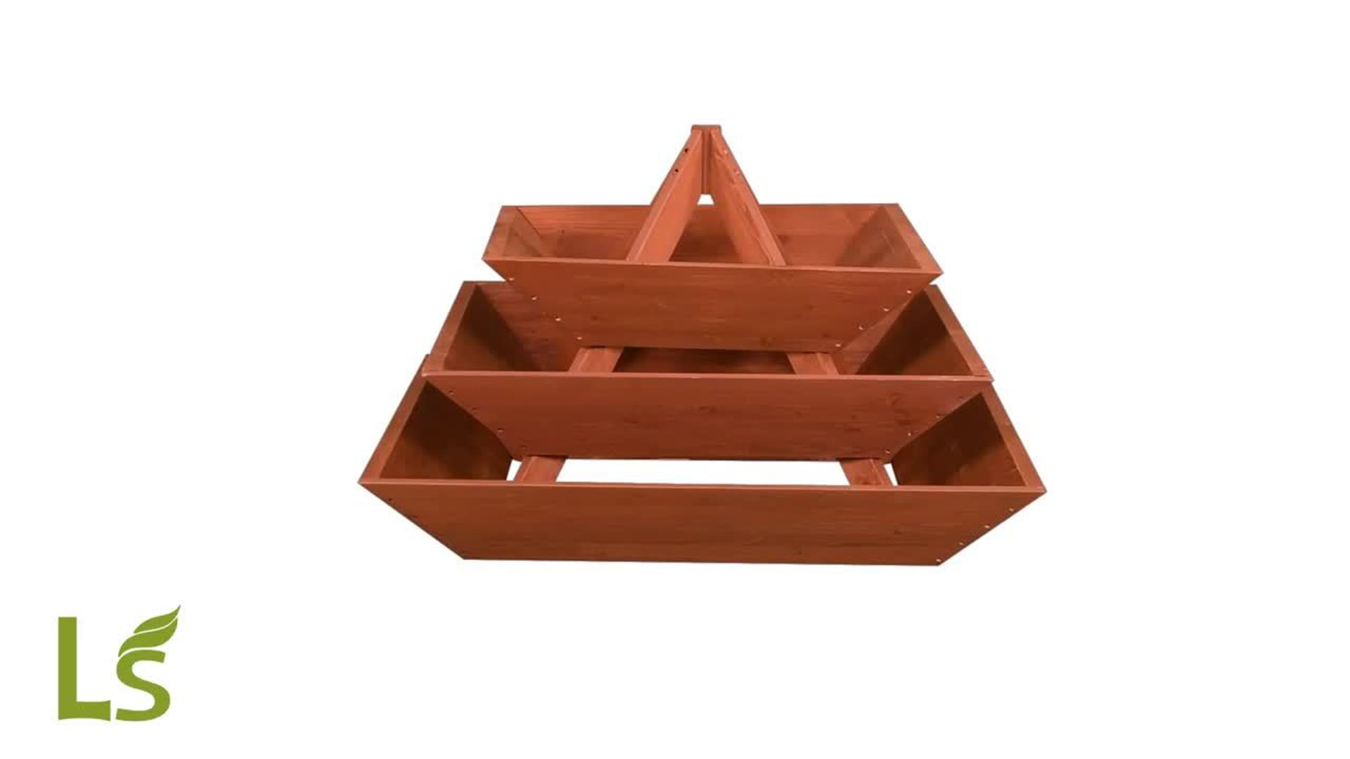 3-Tier Pyramid Planter - Transitional - Outdoor Pots And Planters - by ...