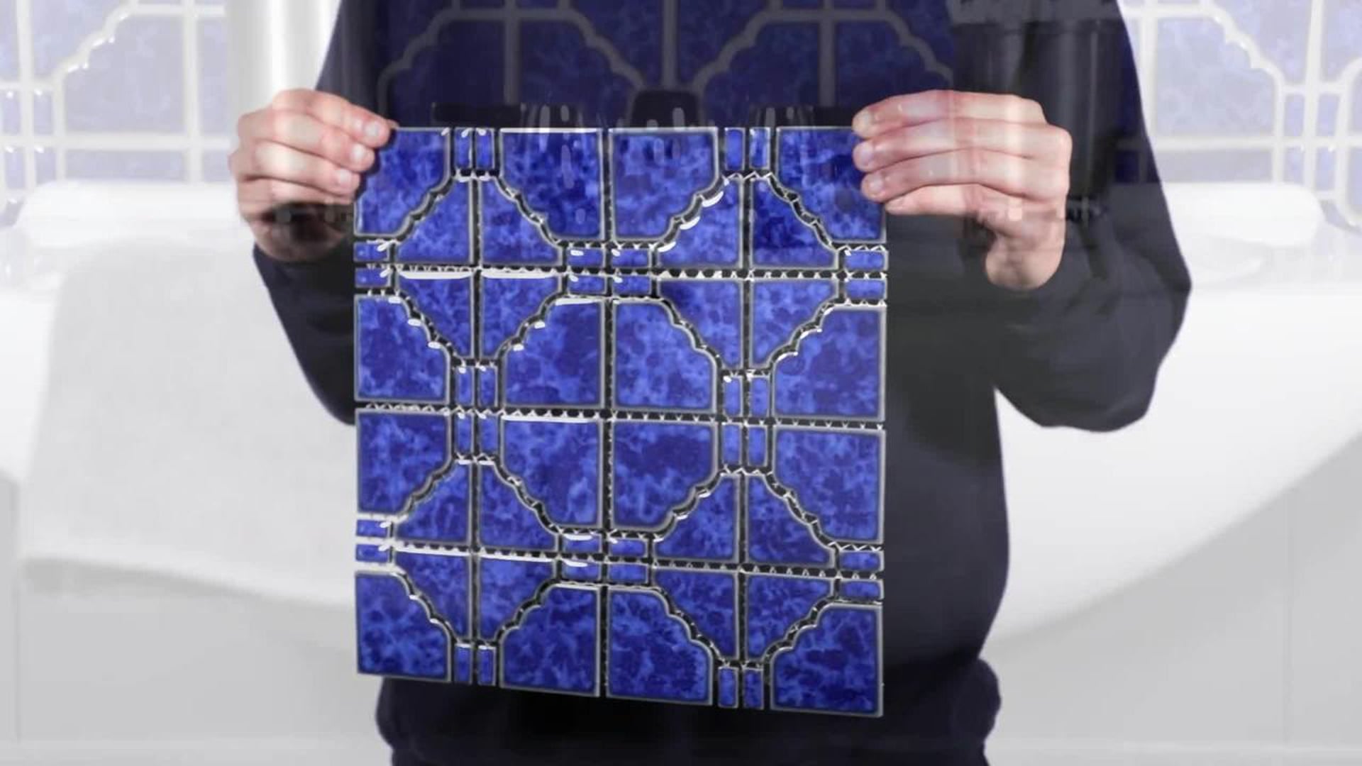 Osaka Porcelain Mosaic Floor and Wall Tile - Contemporary - Mosaic Tile ...