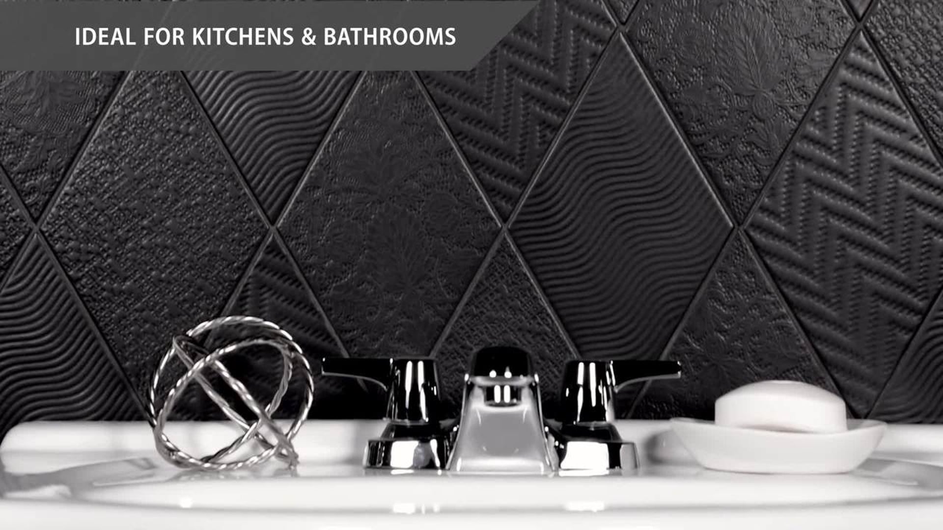 Rhombus Porcelain Tile - Contemporary - Wall And Floor Tile - by Merola ...