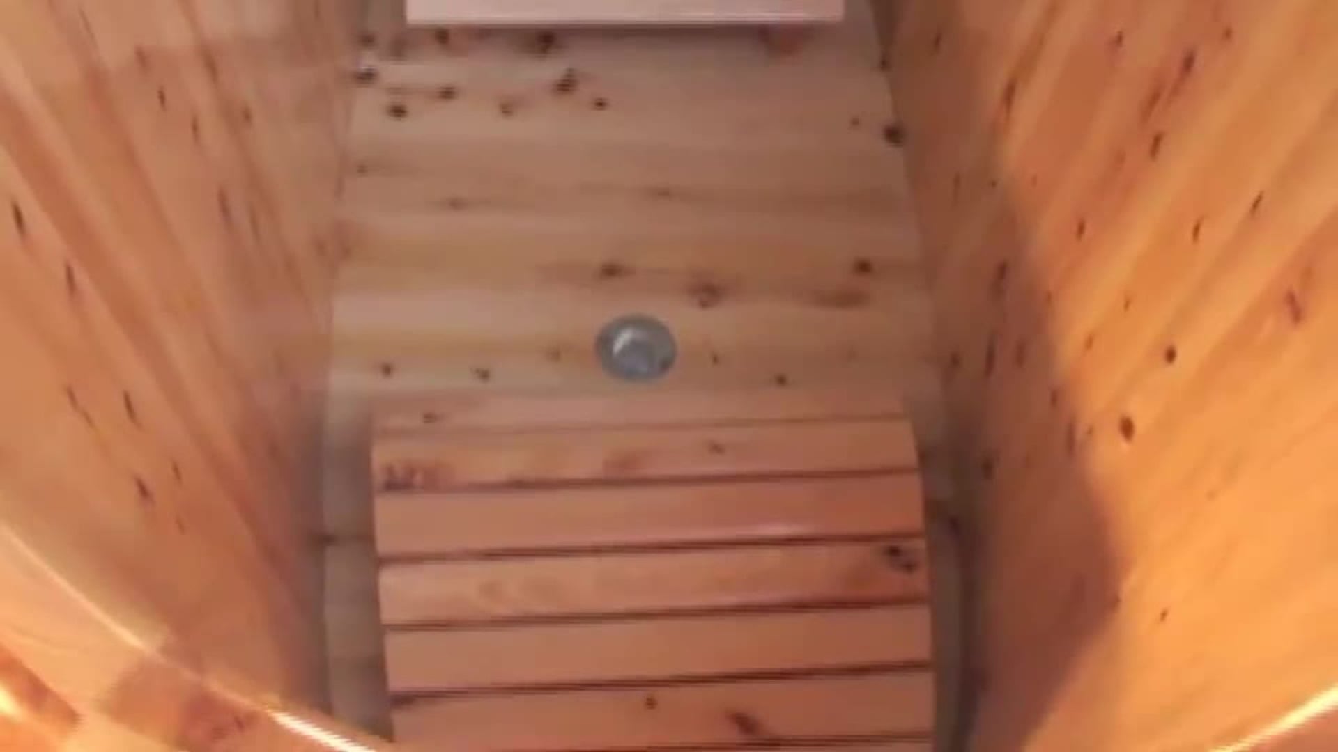 63" Free Standing Cedar Wood Bath Tub - Rustic - Bathtubs - by Buildcom ...