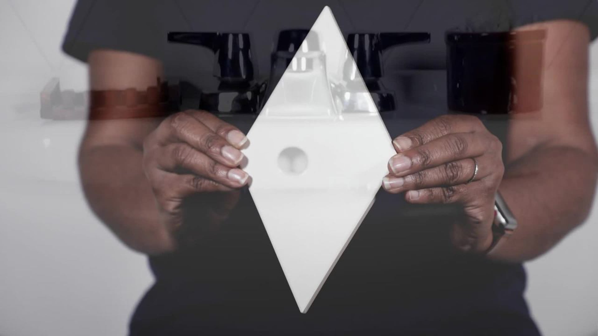 Rhombus Porcelain Tile - Traditional - Wall And Floor Tile - by Merola ...